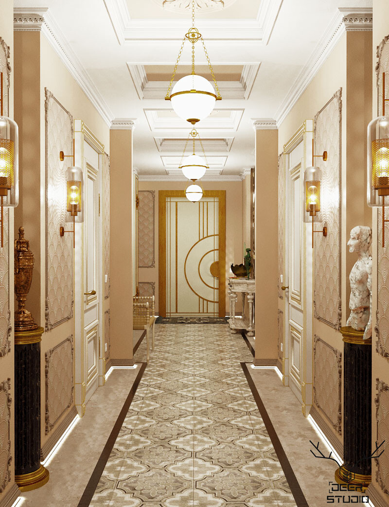 Turn Ideas Into Reality - Art Deco Hallway