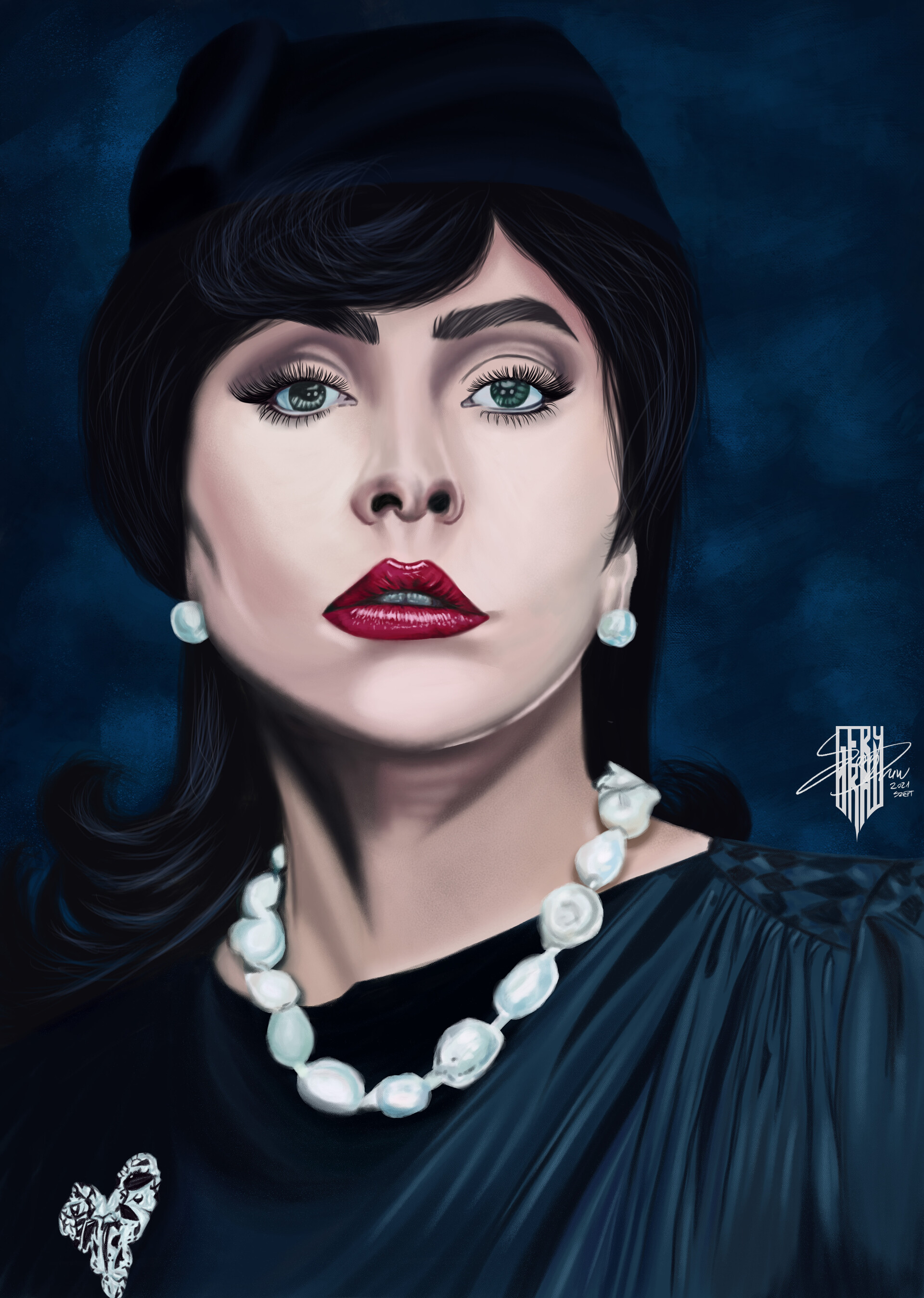 ArtStation - Lady Gaga Portrait (Gucchi Movie)