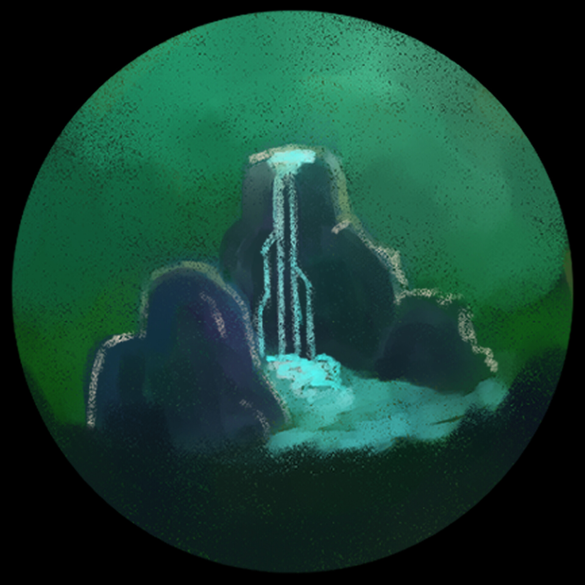 ArtStation - Mystic Waterfalls