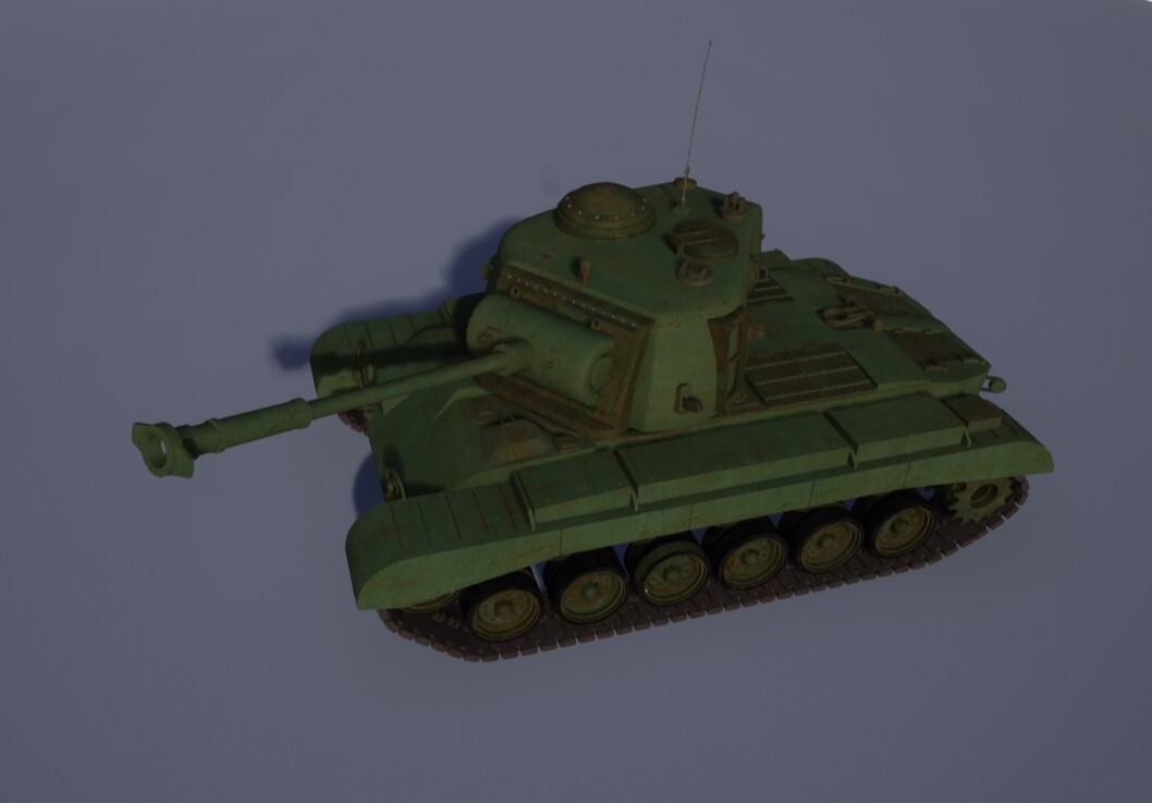 ArtStation - M26 Pershing Tank