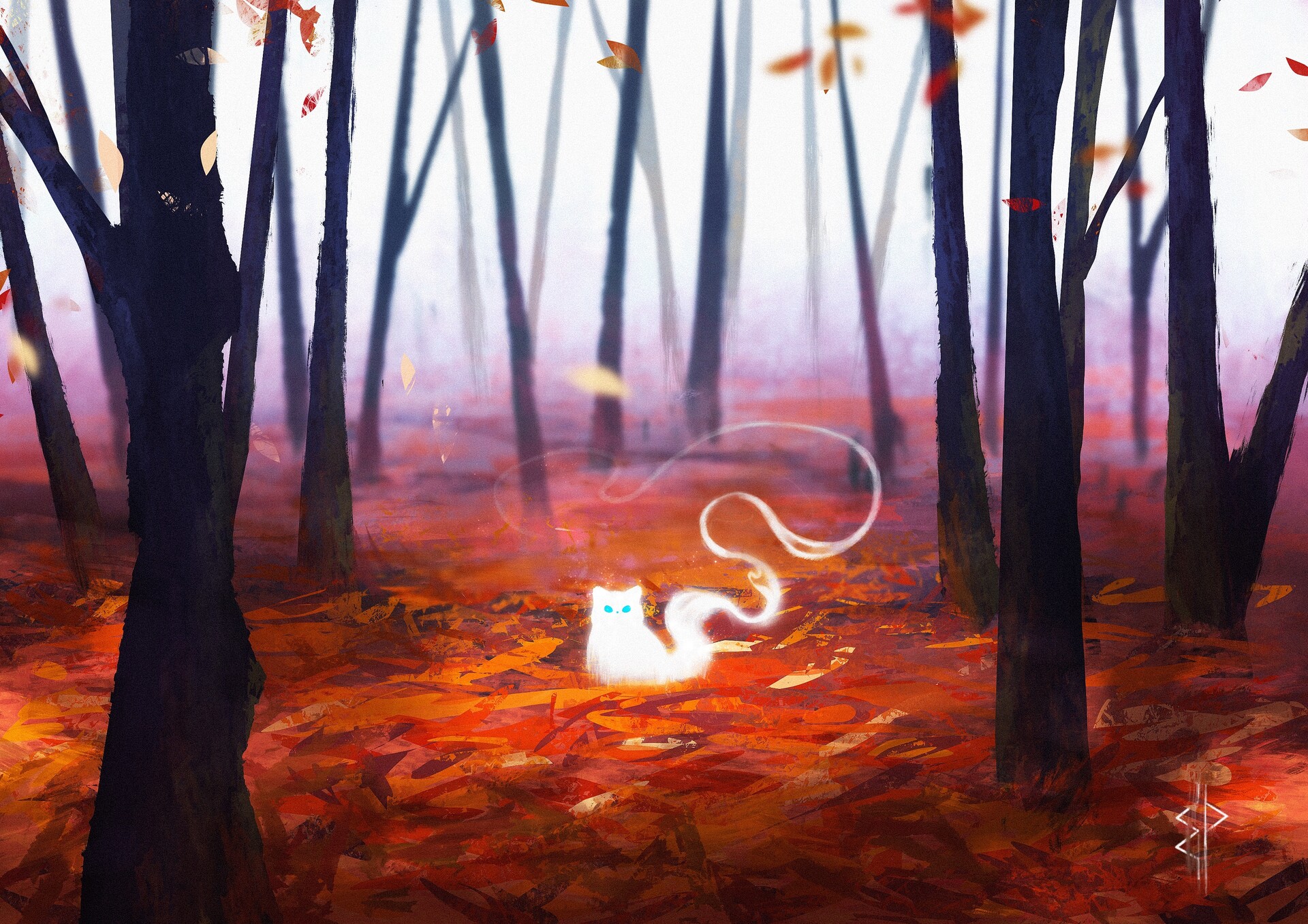 ArtStation - Autumn spirits