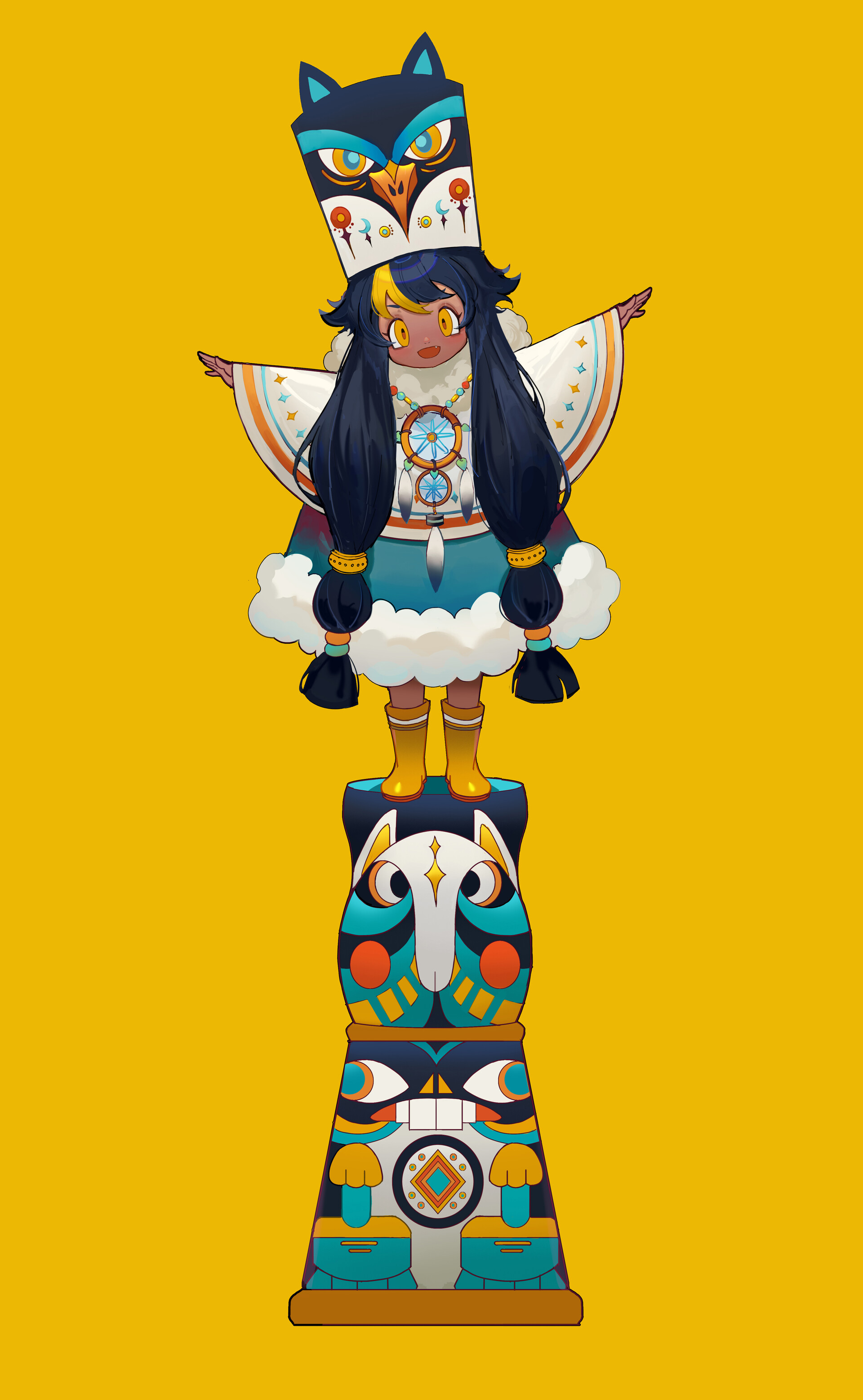 ArtStation - indian tribe Character Design