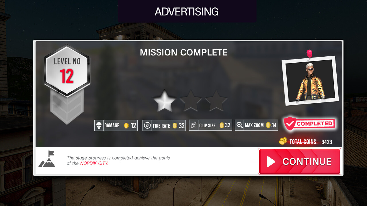 Xtreme Designers - Sniper Legends Game UI UX
