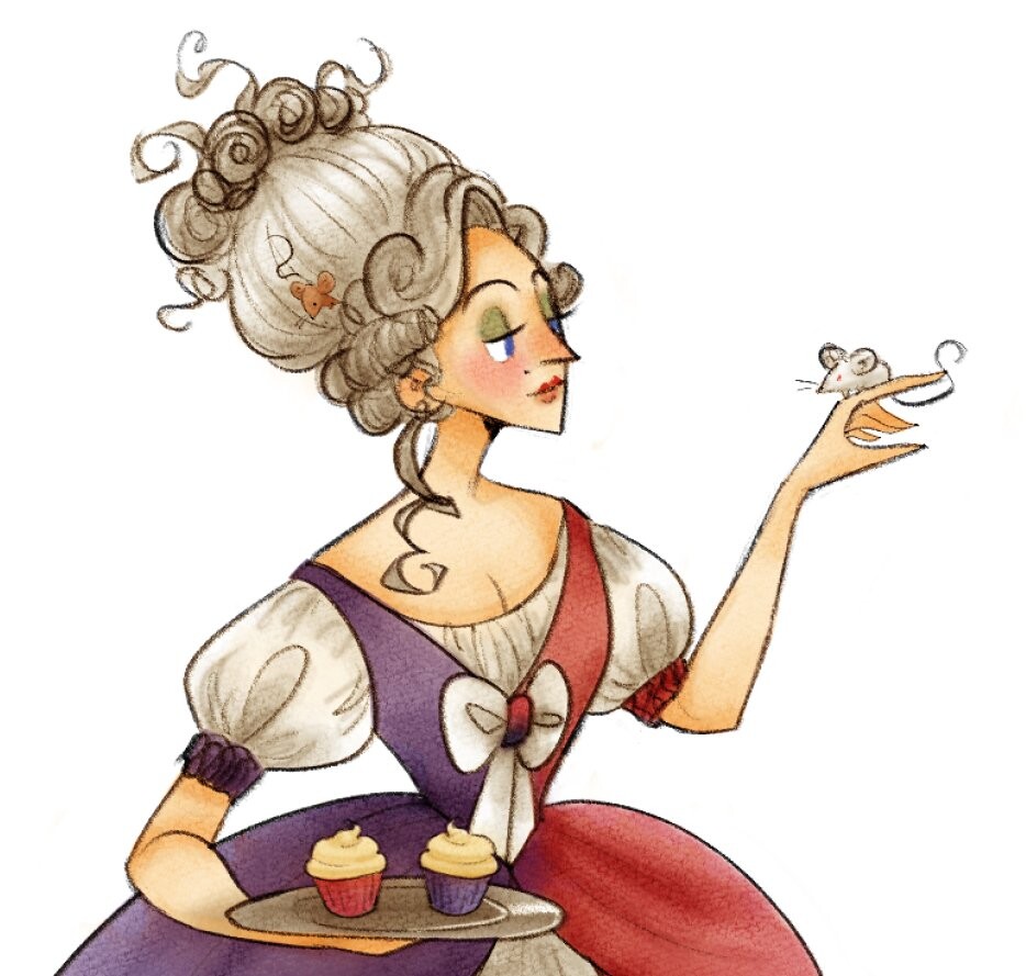 ArtStation - Lady and the Mouse, Sasha Wood-Hopps