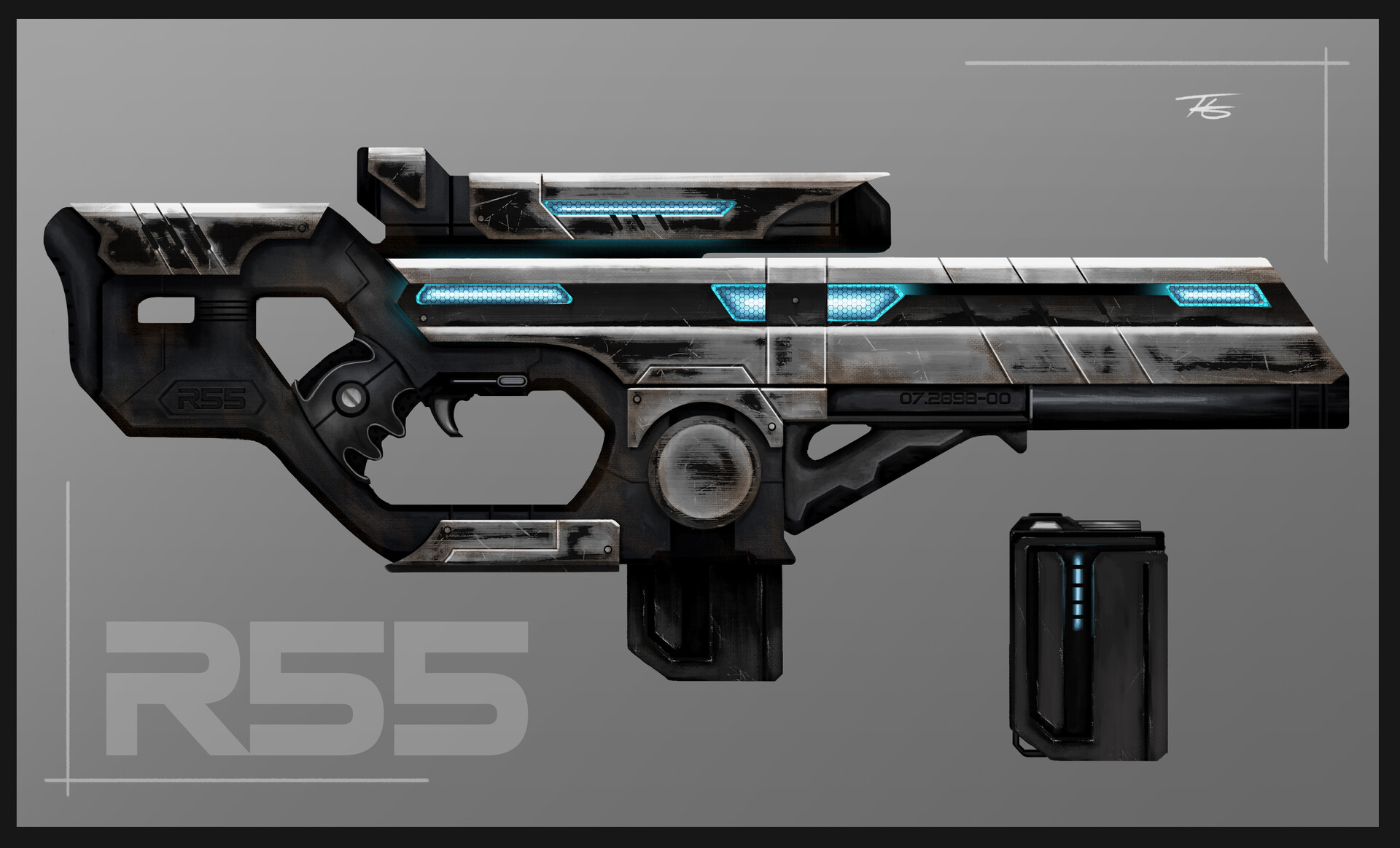Tyler Edwards - R55 Laser Rifle 2D