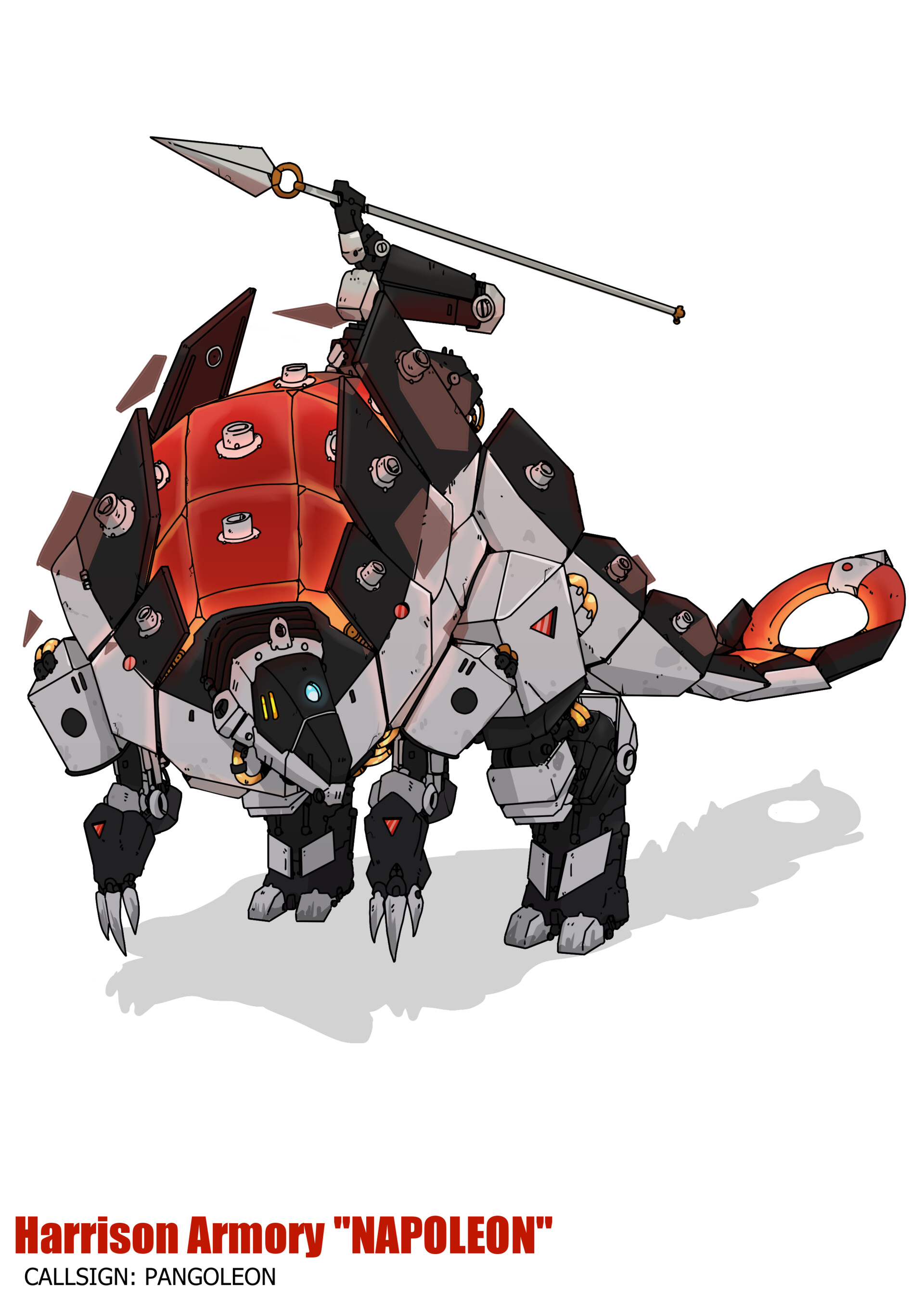 ArtStation - HARRISON ARMORY "NAPOLEON" | "PANGOLEON"