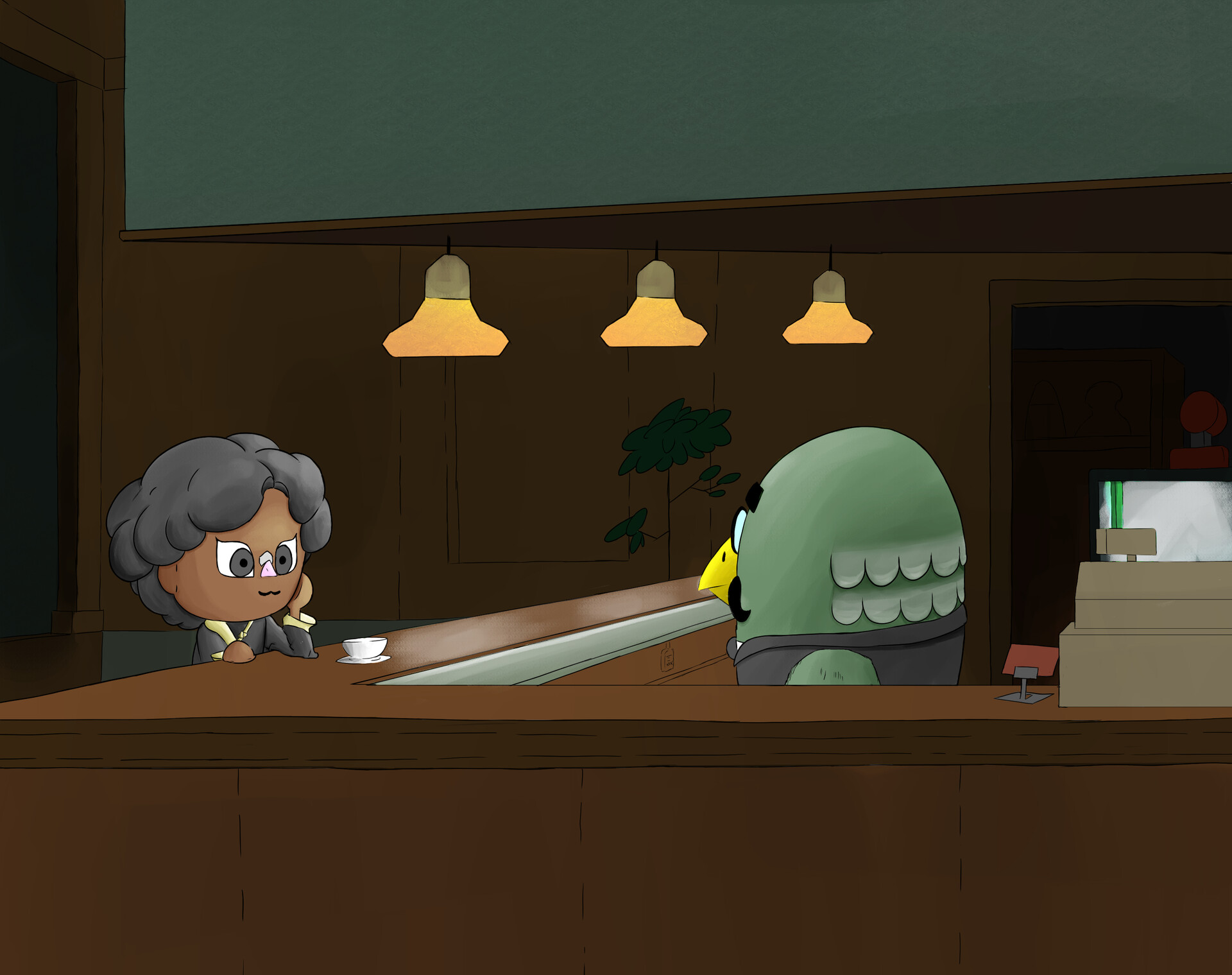 Troy Scott - Late night brew.