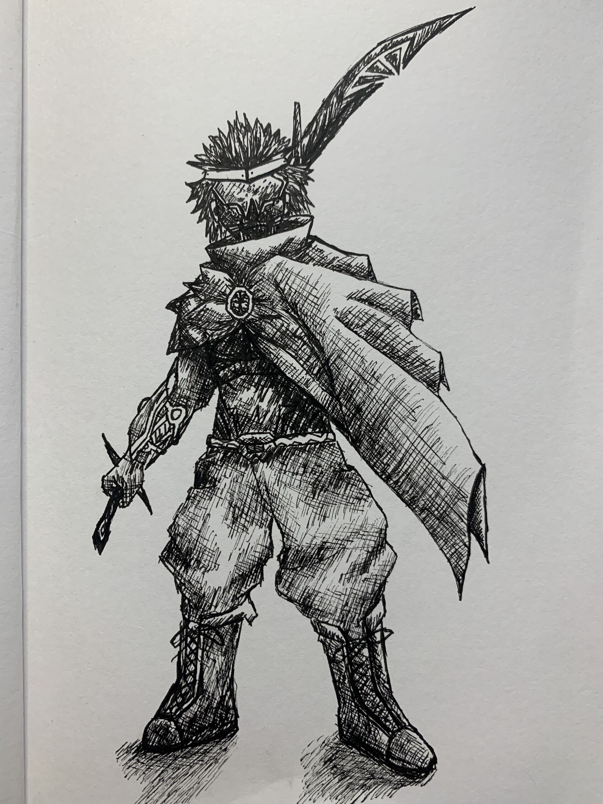 ArtStation - Bounty Hunter Pen Doodle