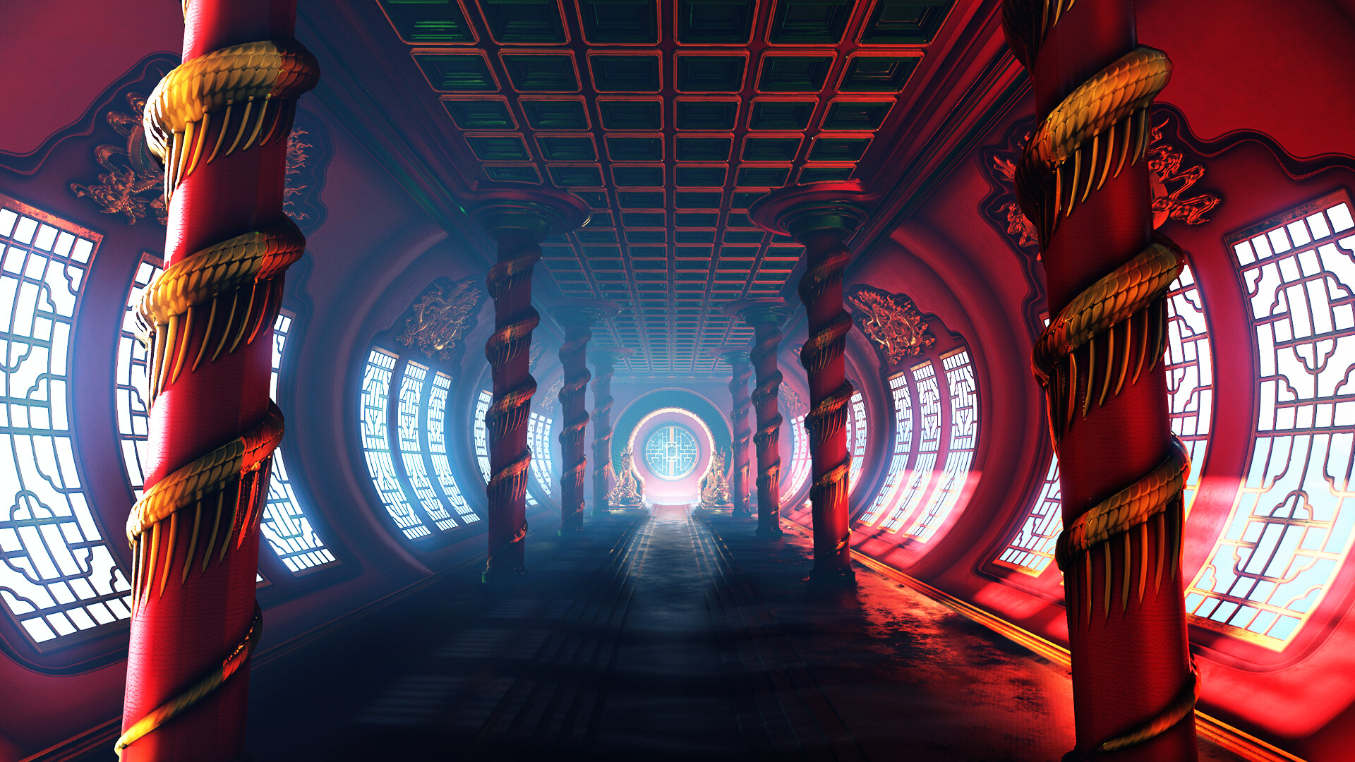 ArtStation - The Dragon Temple