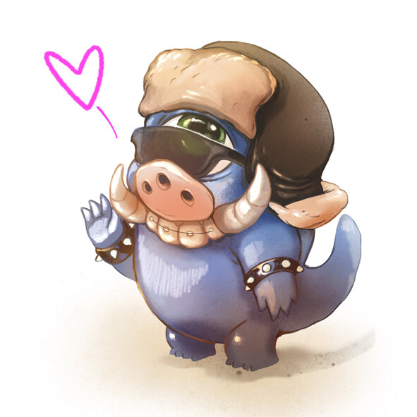 ArtStation - #retojuegosconarte my own monster ;)