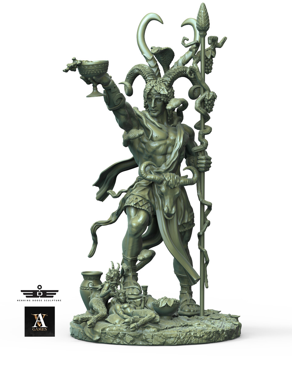 ArtStation - Archvillain Games Godstruck - Dionysus