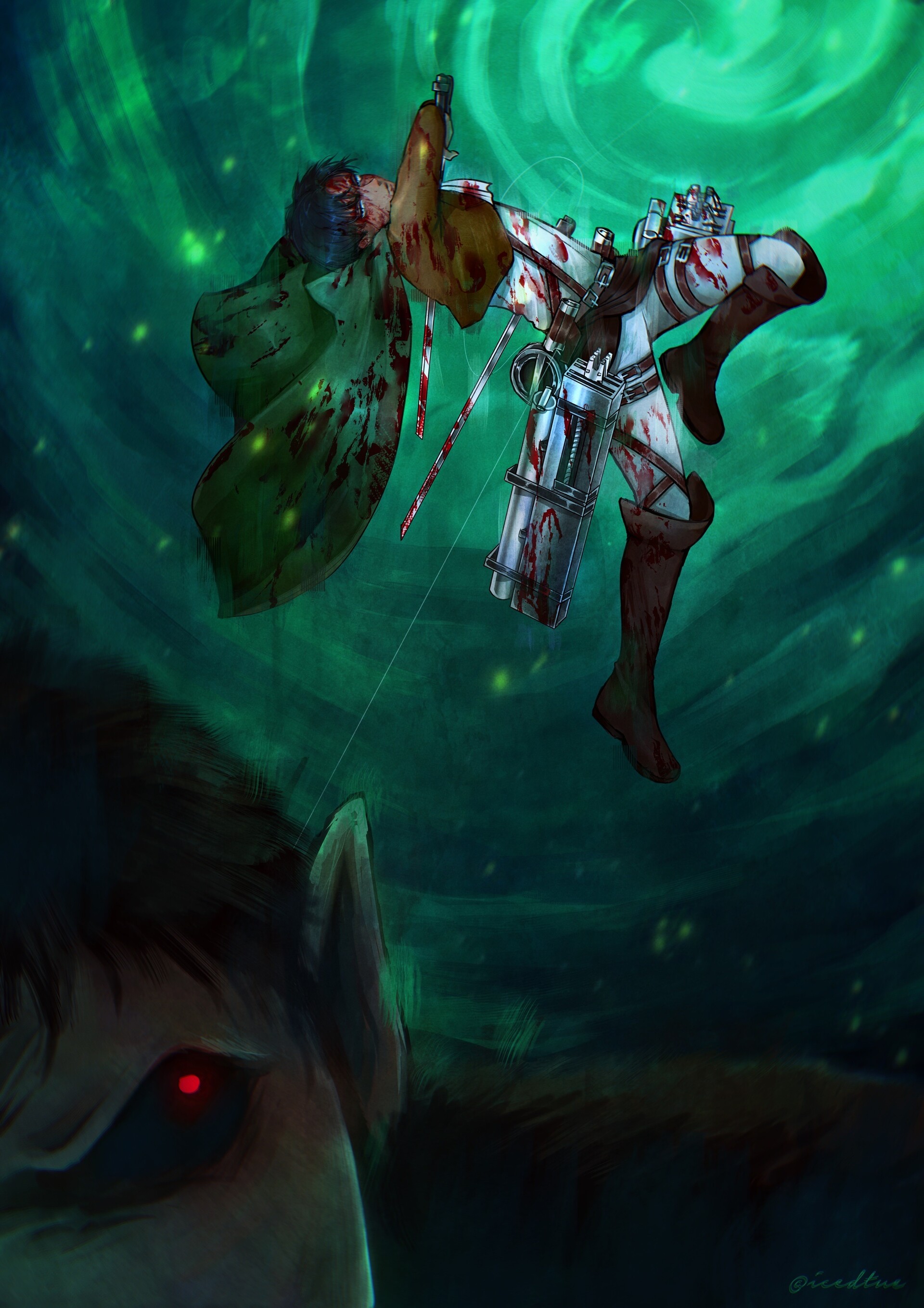 ArtStation - Levi vs Beast Titan