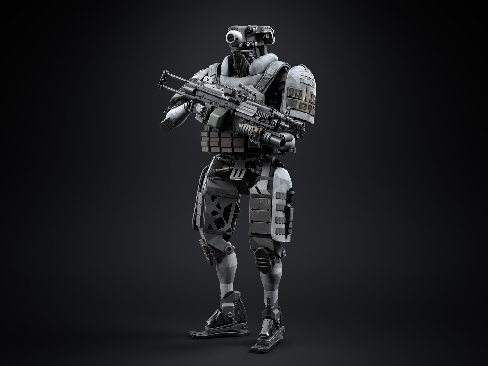 Dima Konovalov - US Gump | Outside the Wire (Fan Art)