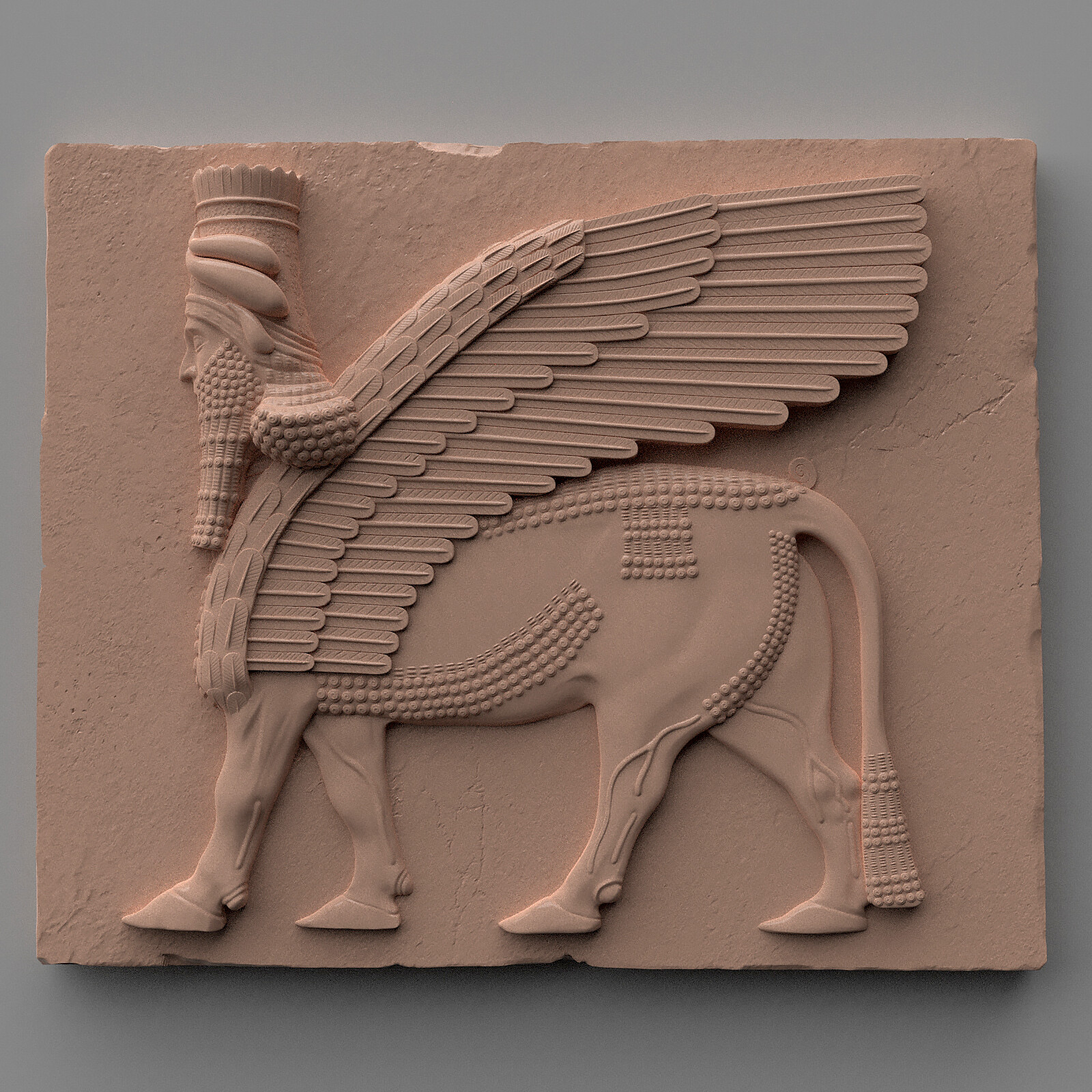 ArtStation - Shedu relief