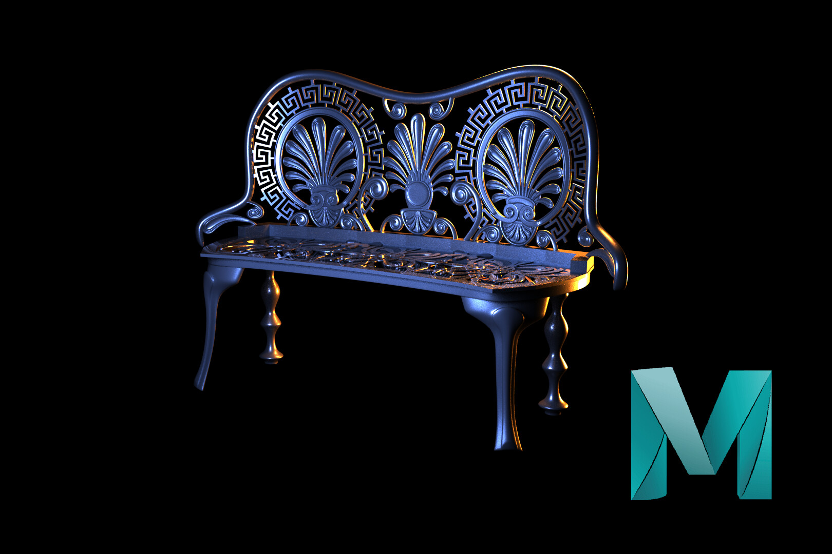 ArtStation - Bench modeling