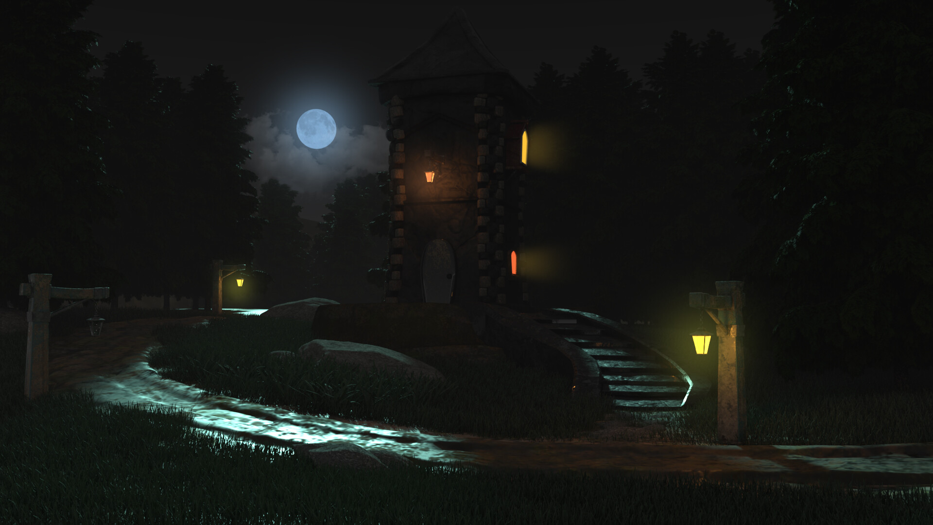 ArtStation - Hazy Night