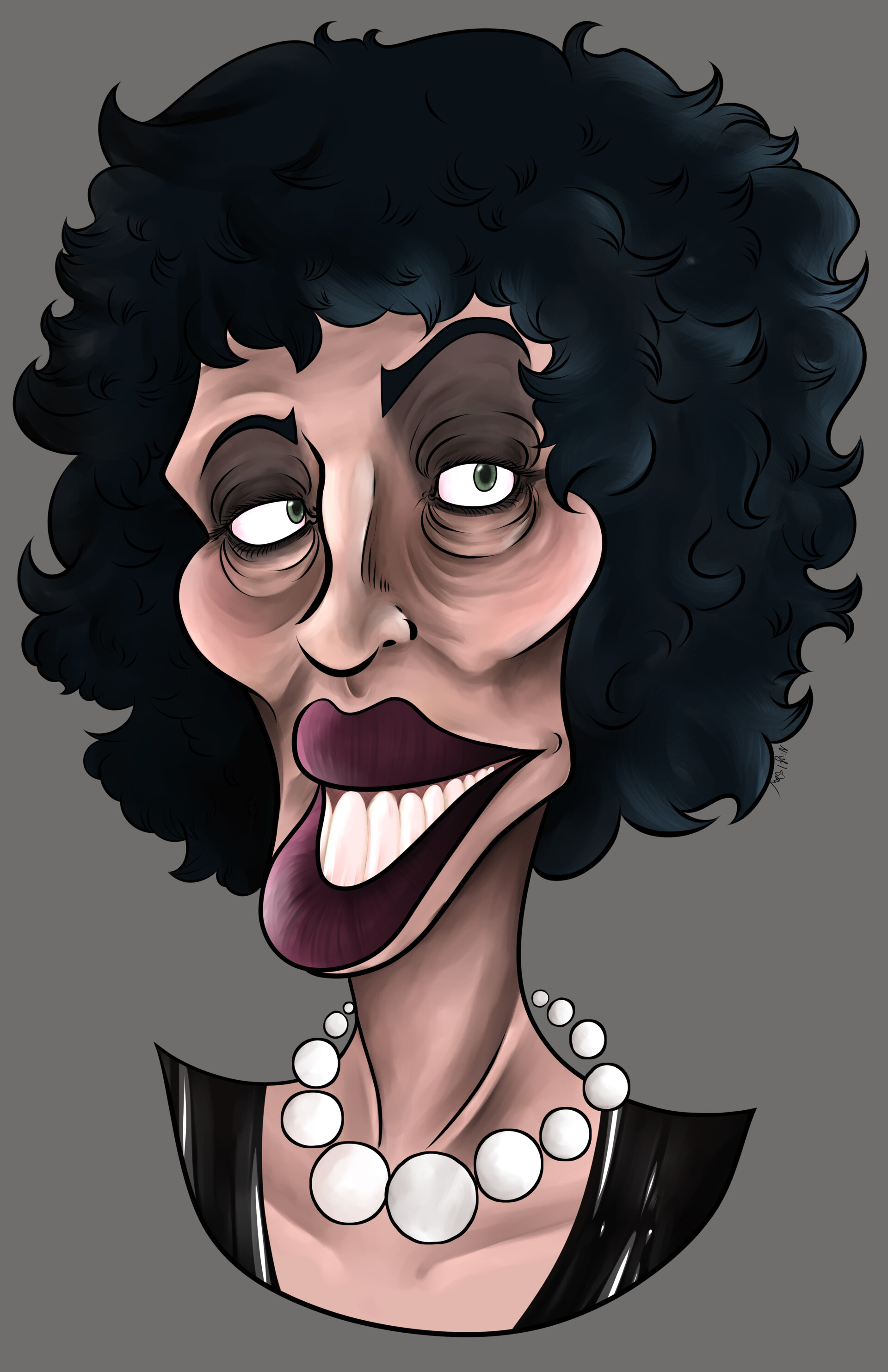 tim curry cartoon