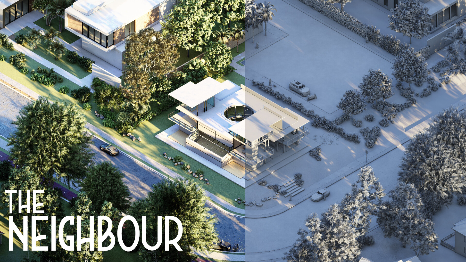 ArtStation - "The Neighbor" an architectural render concept