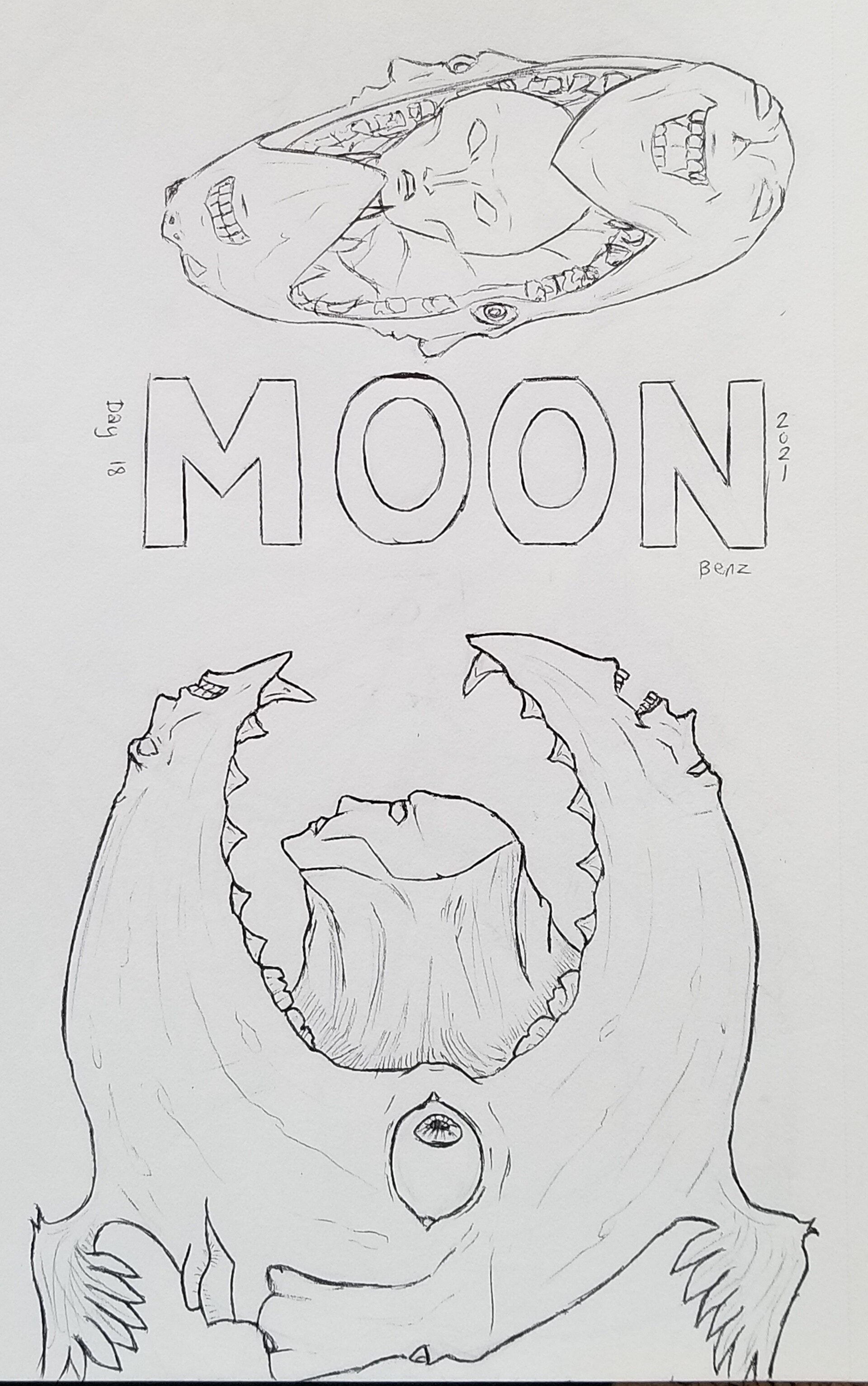 Andrew Benz - Inktober 2021 Days 17-20