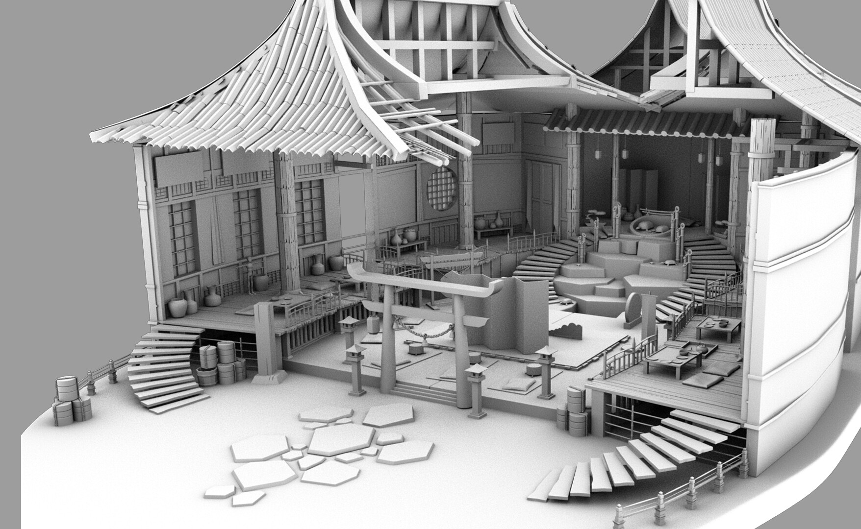ArtStation - Japanese 3D Environment
