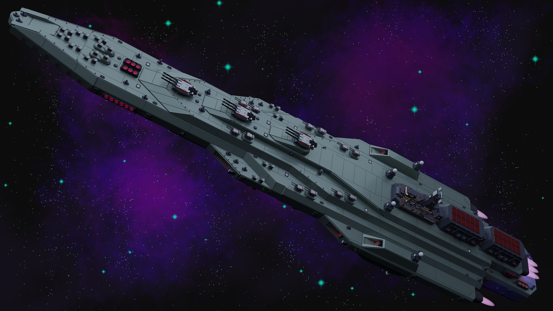 ArtStation - Nokras Class Heavy Dreadnought Cruiser