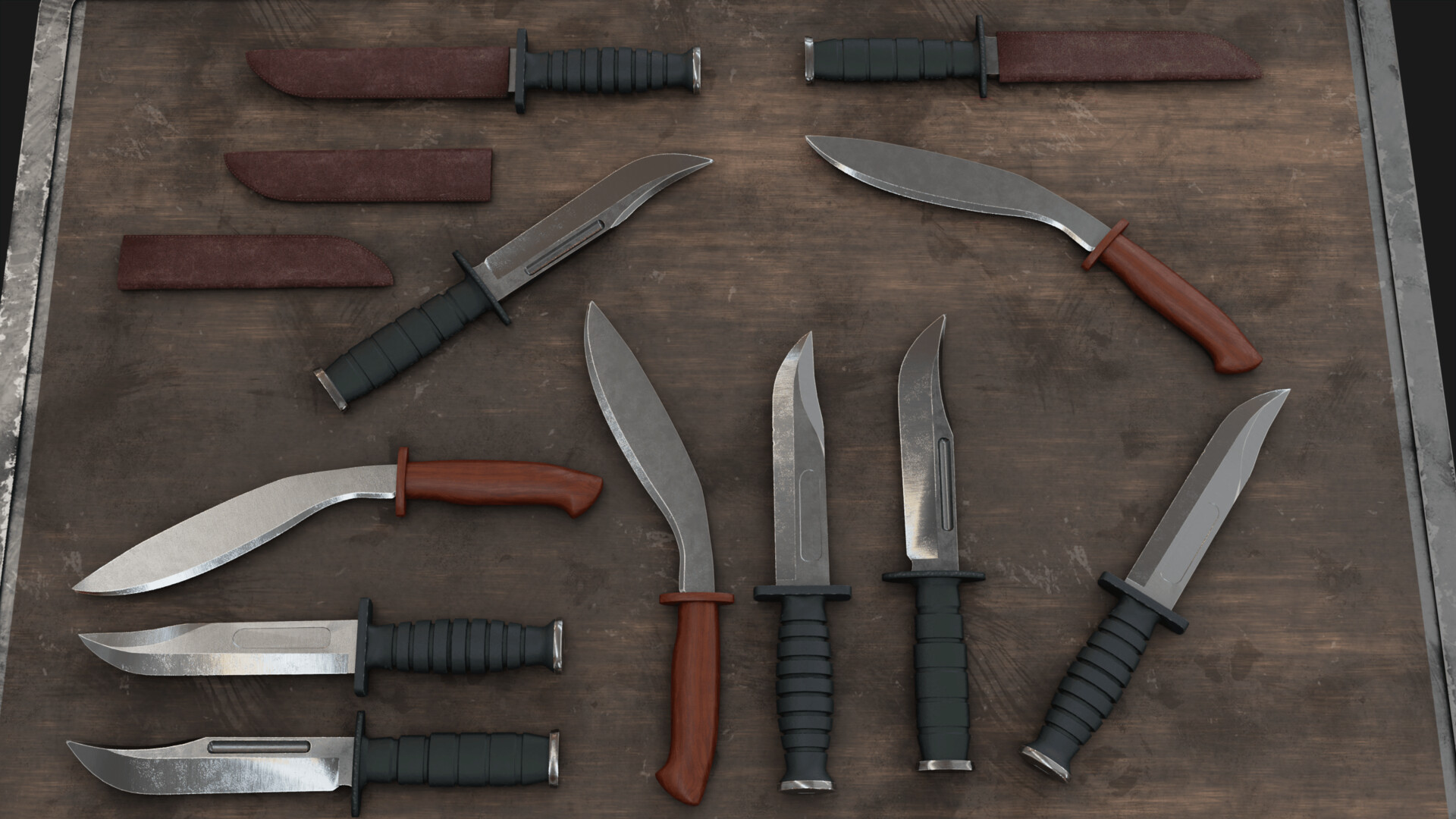 ArtStation - Combat Knives