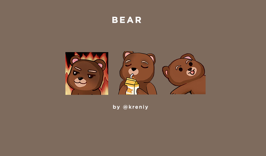 ArtStation - Bear Emote