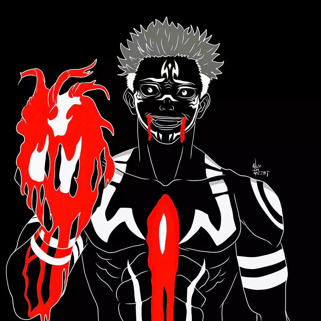 ArtStation - Sukuna, ripped it out