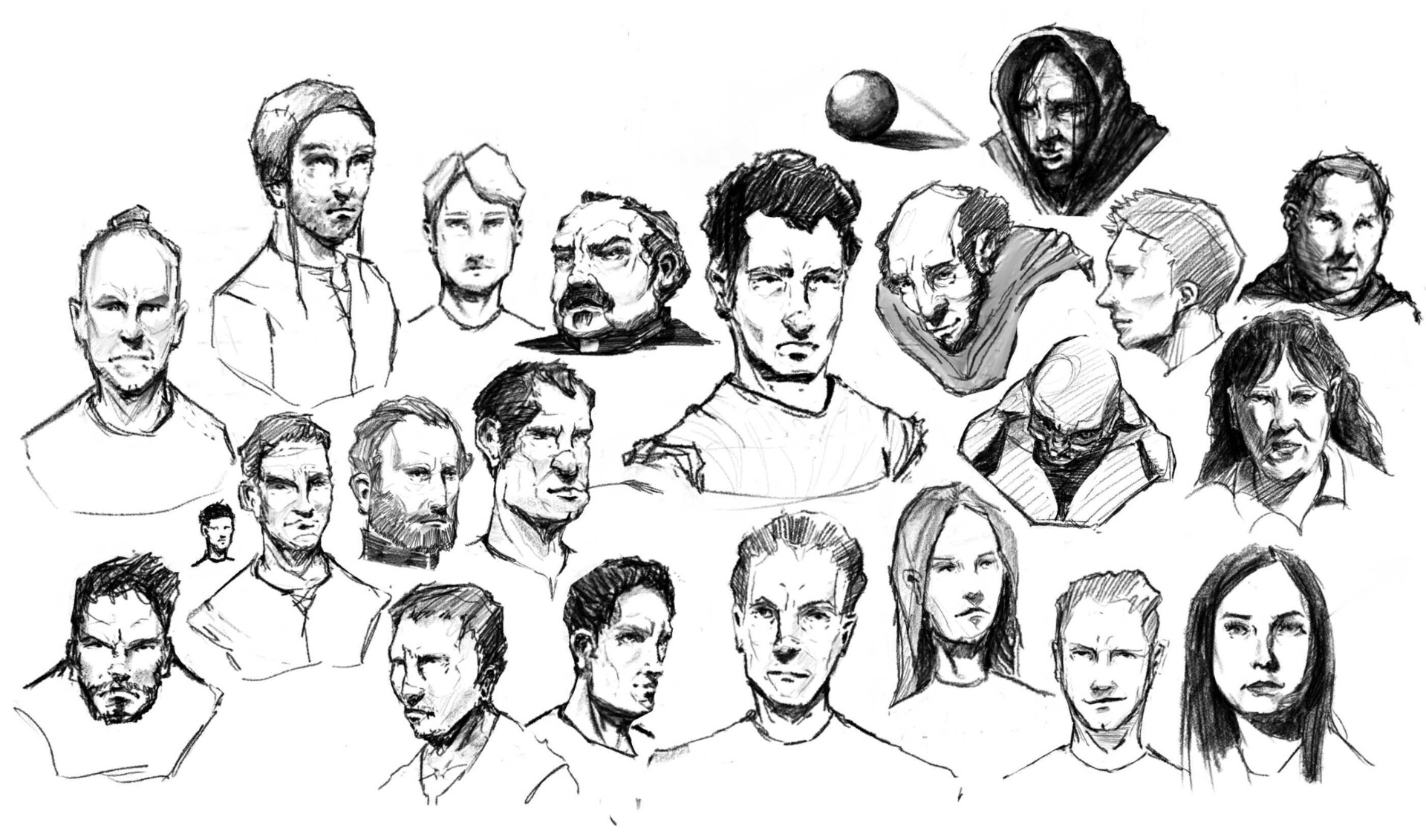 ArtStation - Practicing Faces