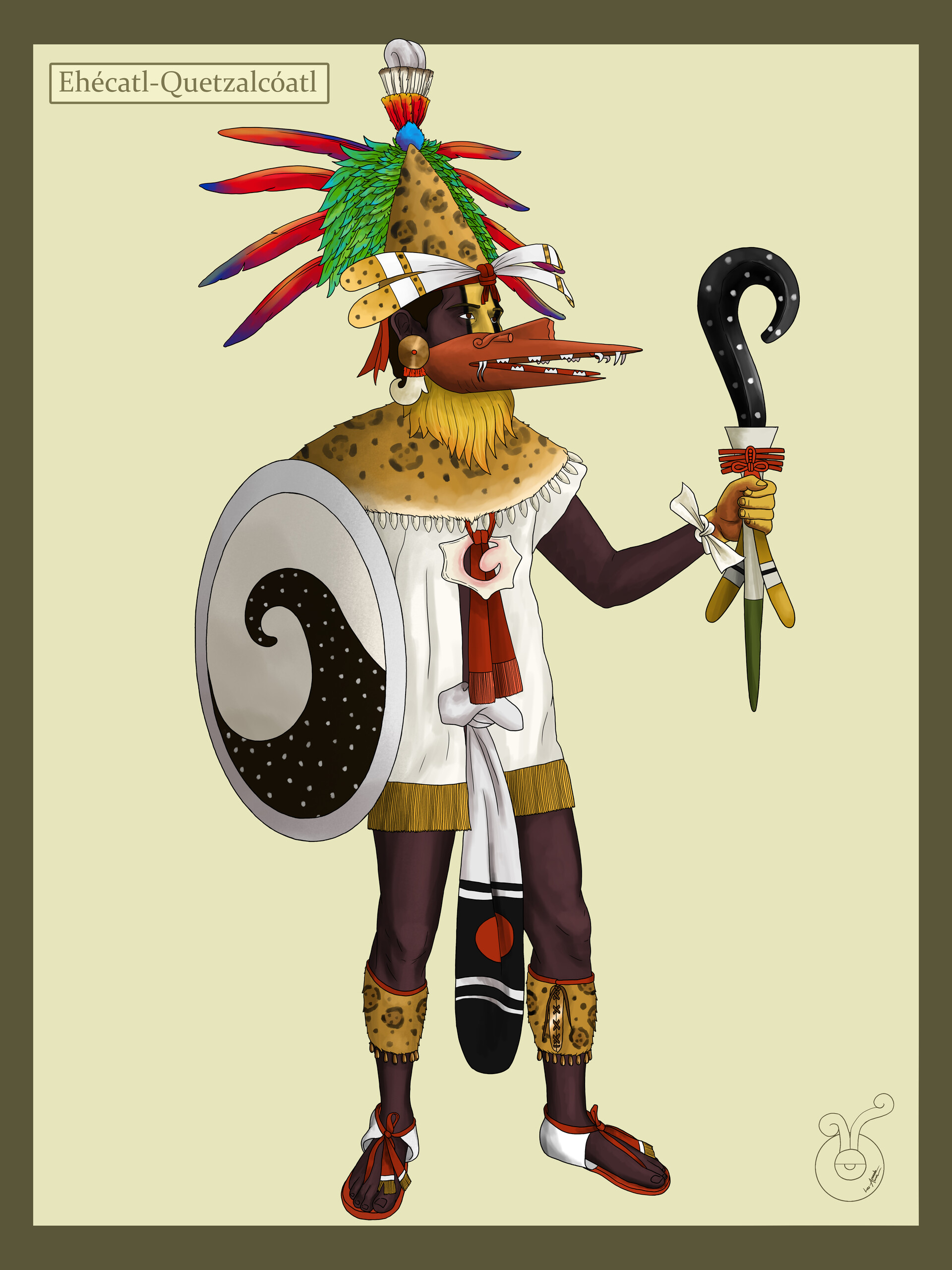 ArtStation - Ehecatl-Quetzalcóatl