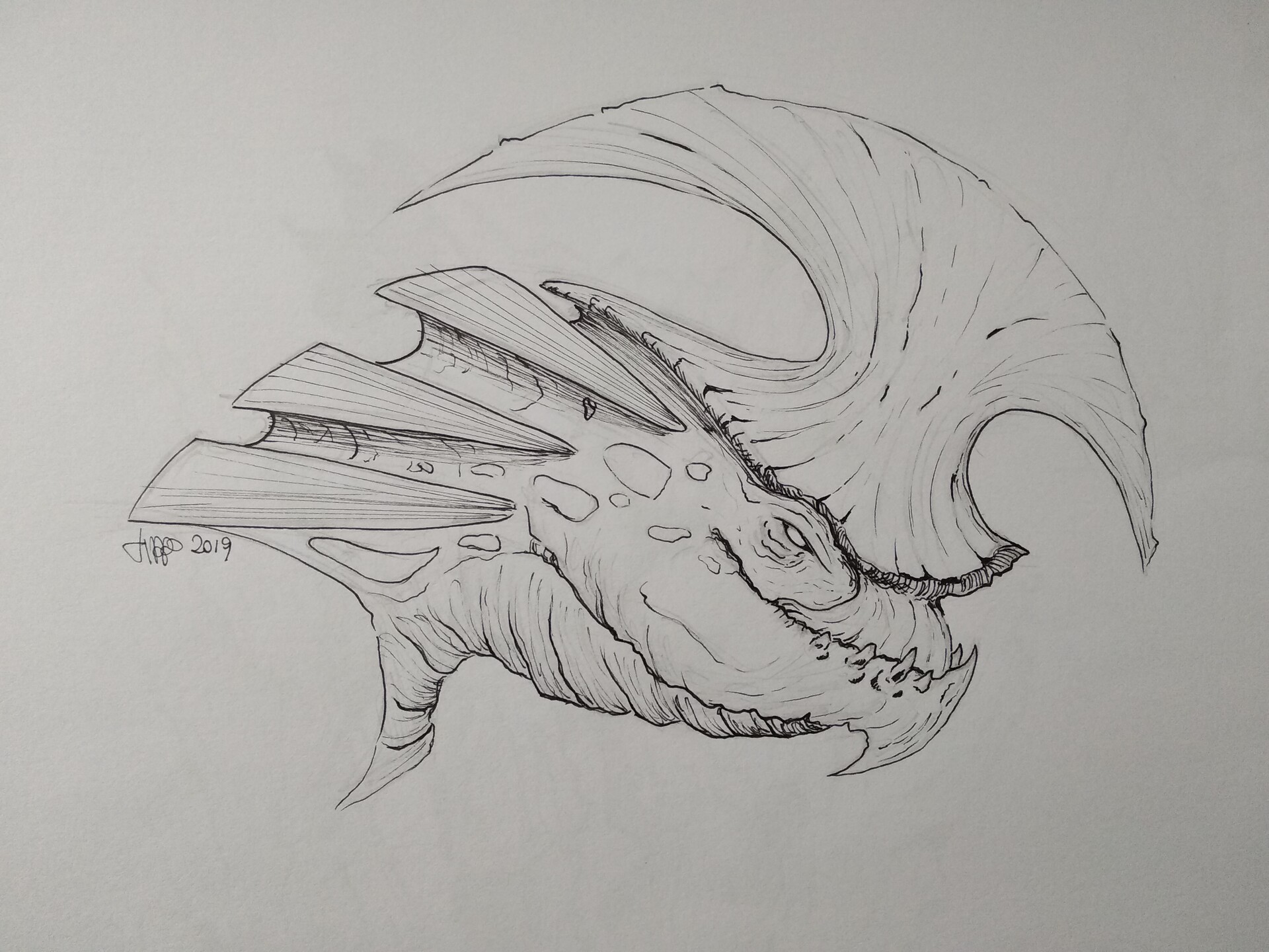 ArtStation - Creature Design Inktober