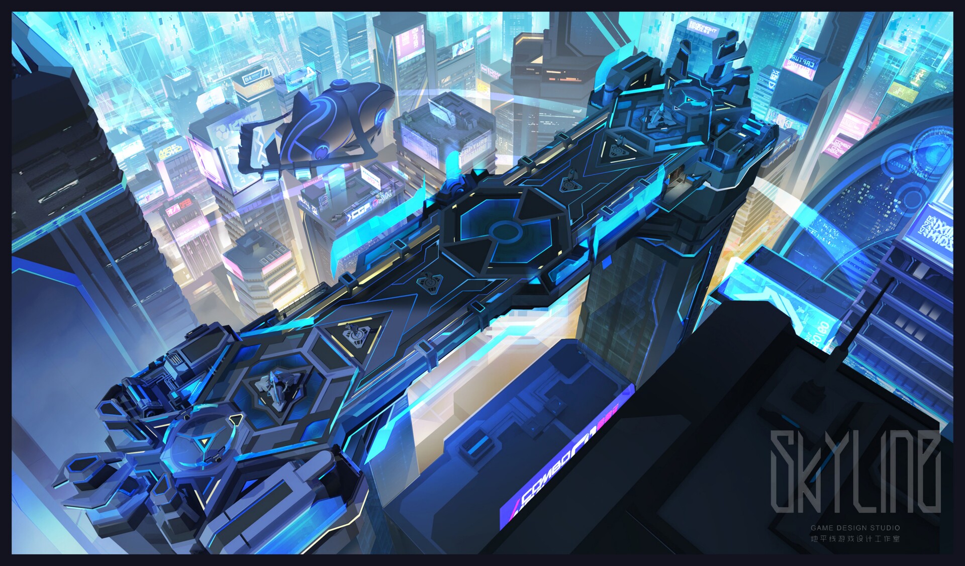 ArtStation - Moba Game map-- Artwork for Skyline Studio