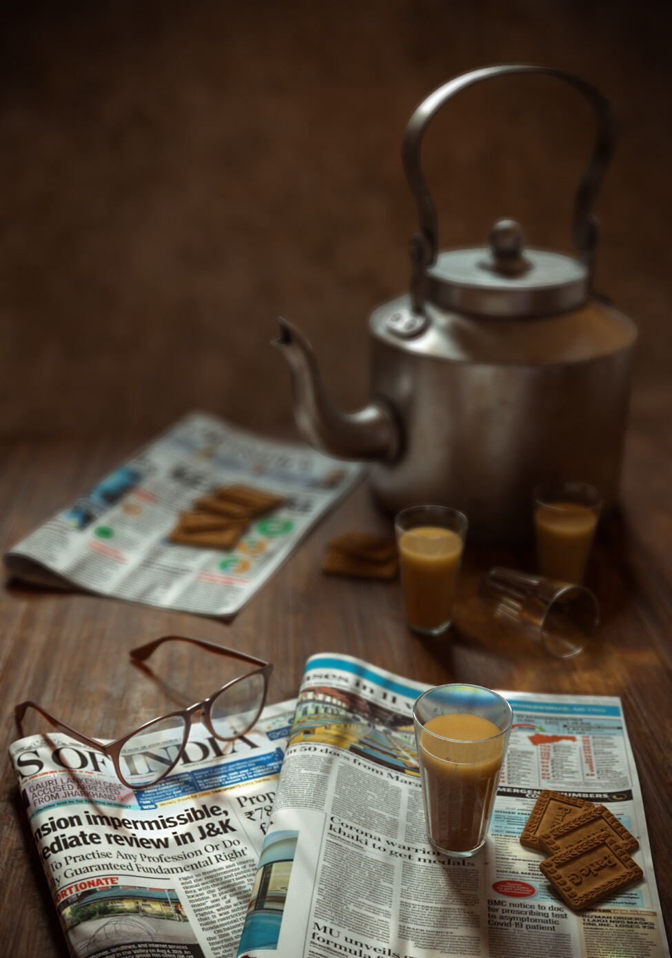 ArtStation - Tea stall still life