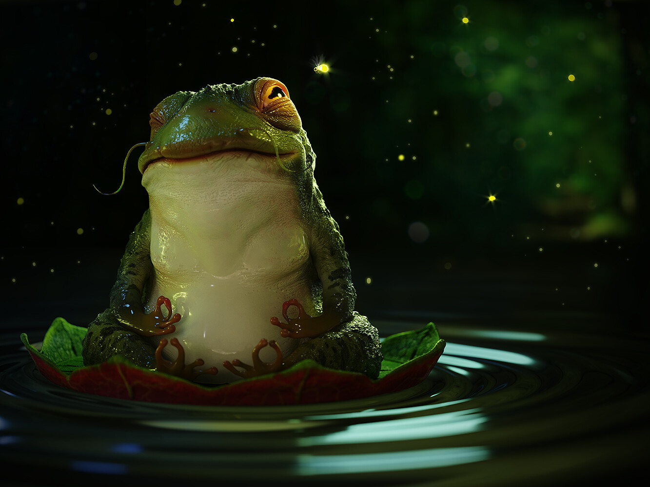 ArtStation - Zen Frog