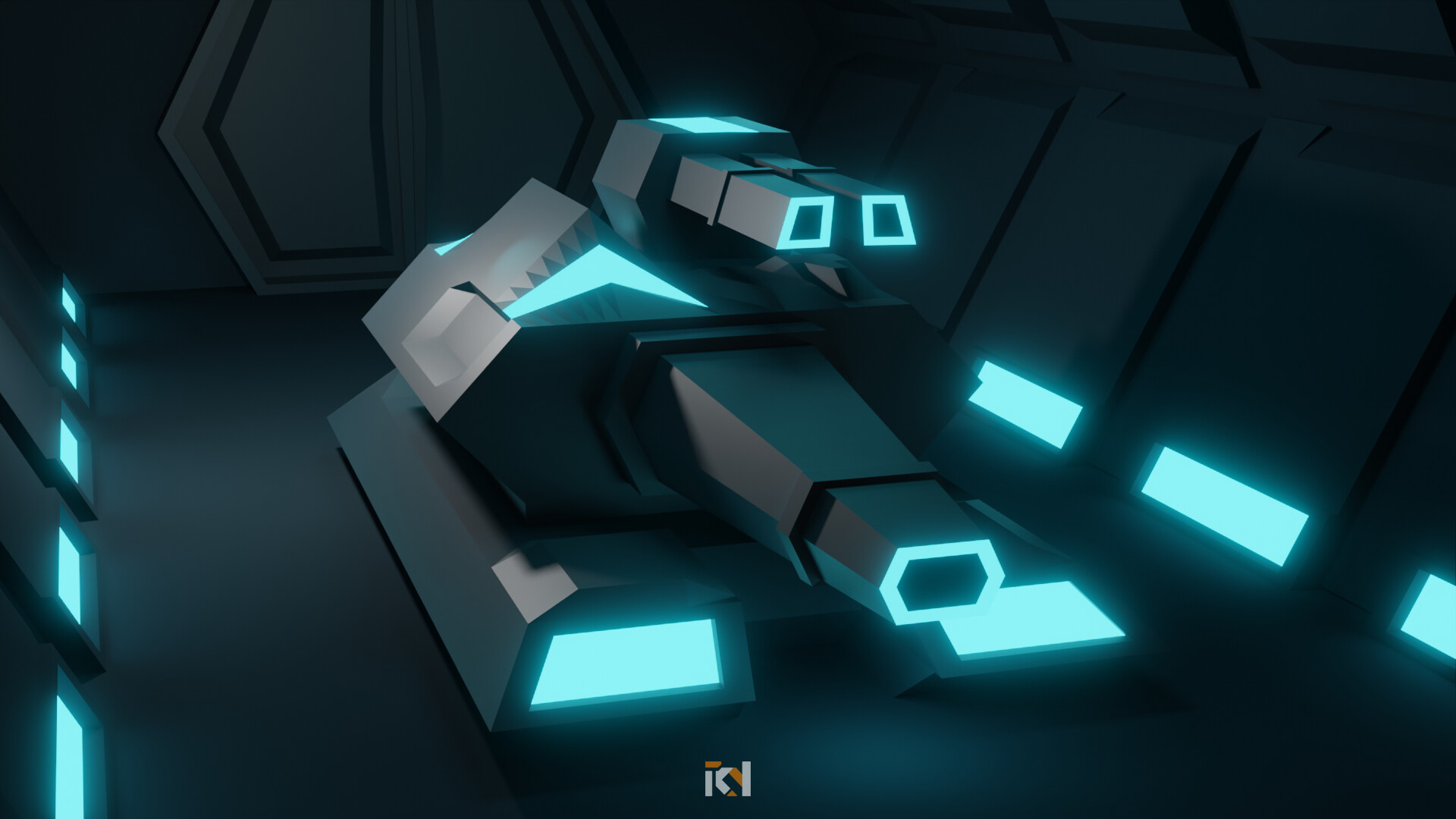 ArtStation - Space Tank With Secondary Turret - Edition Energy