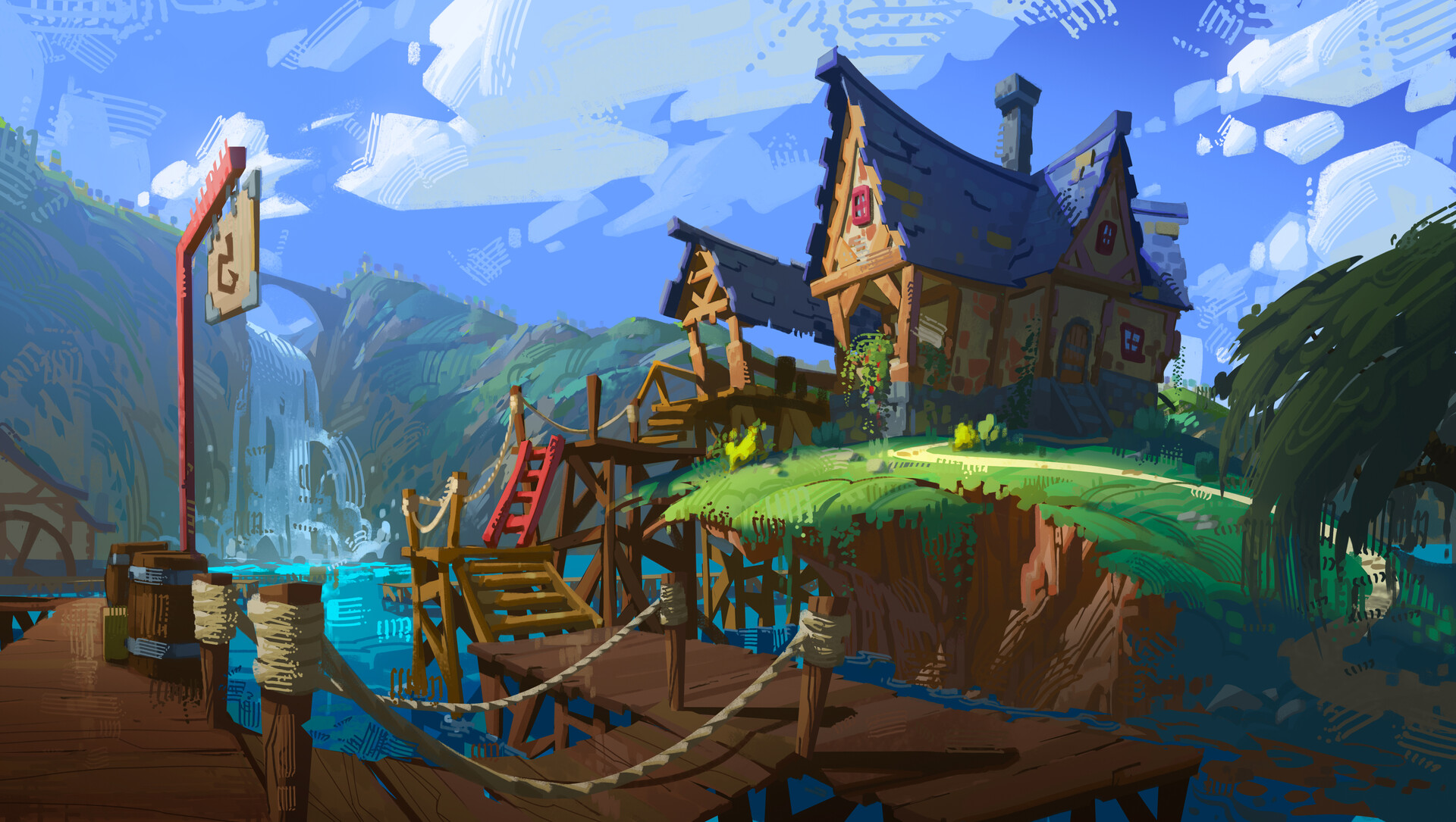 ArtStation - Lake house