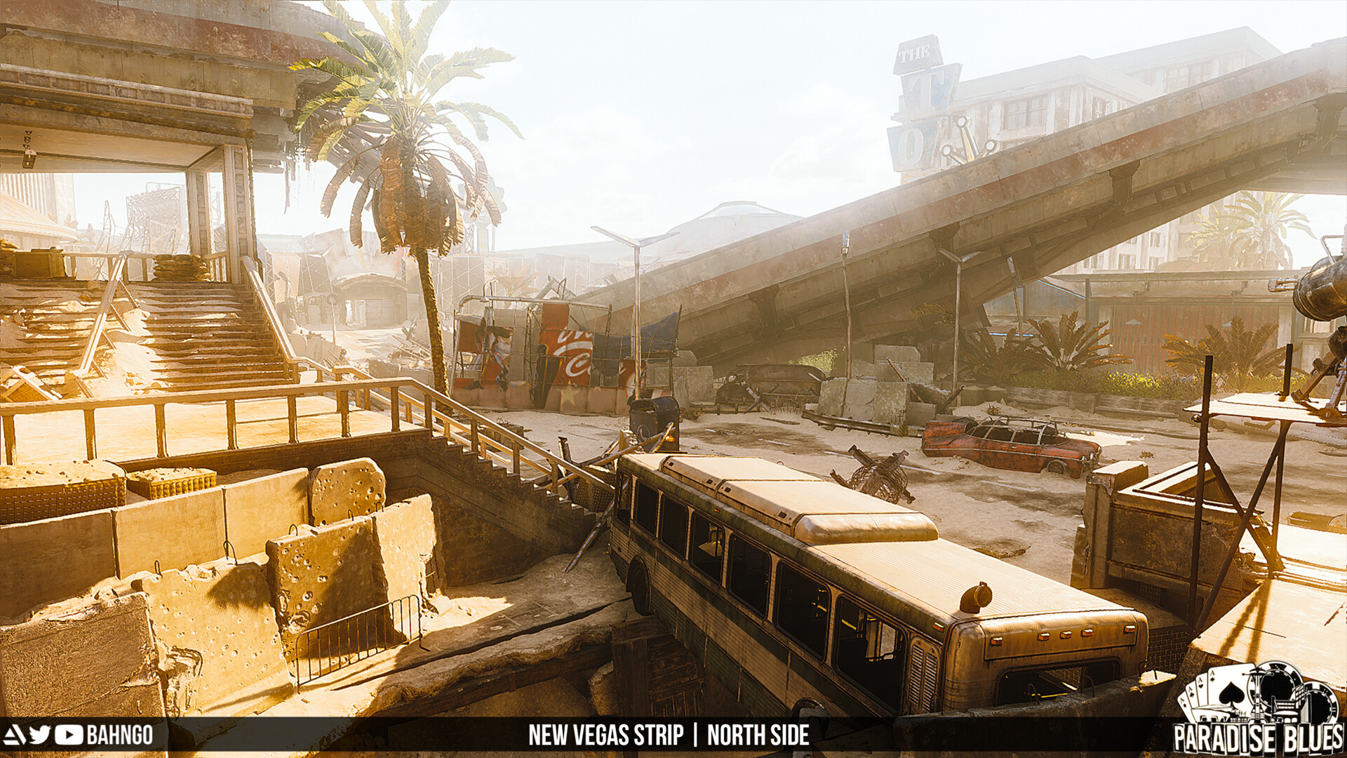 ArtStation - New Vegas Strip | North Side - "Paradise Blues" (Fallout ...