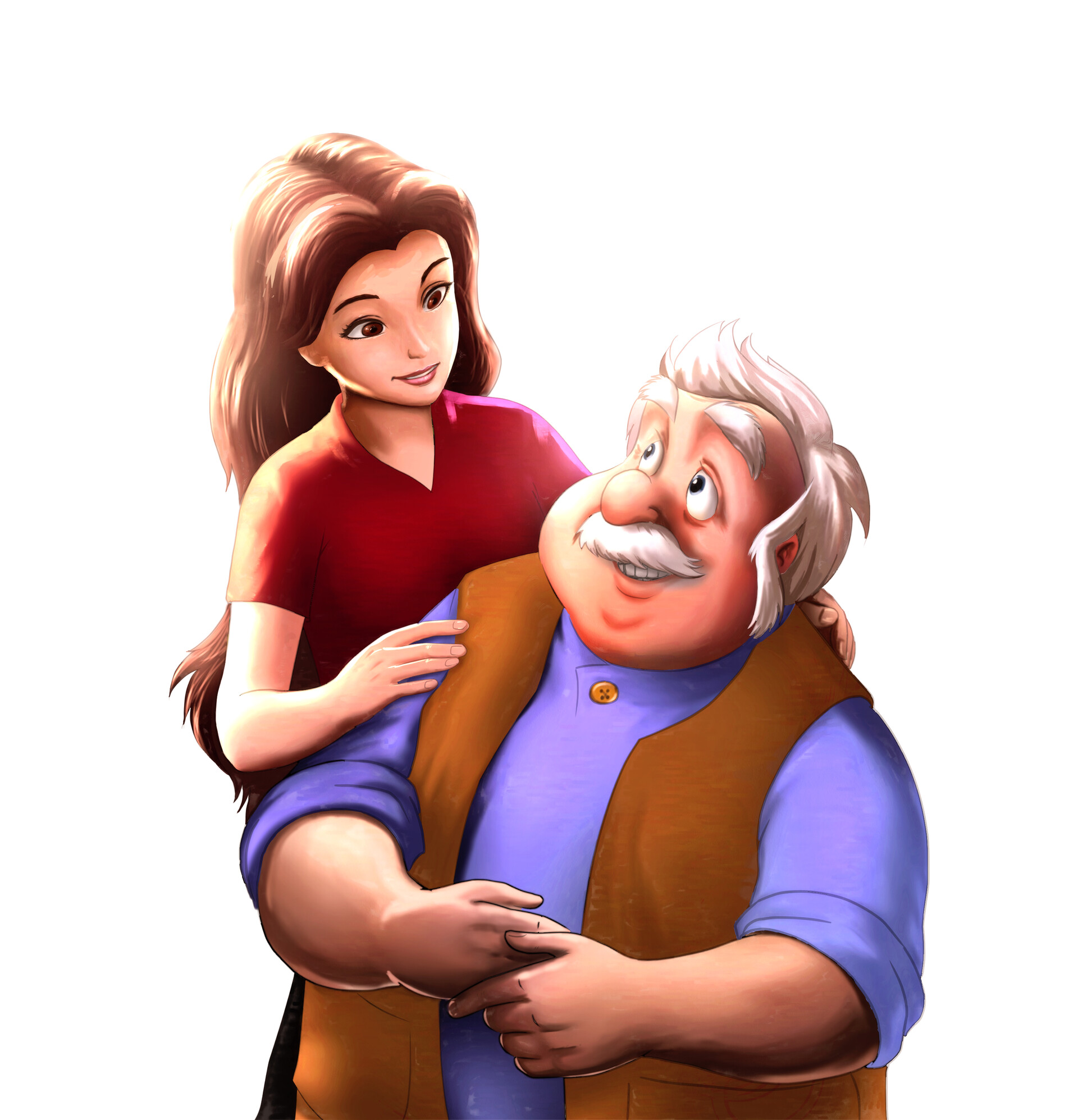 ArtStation - Belle and father