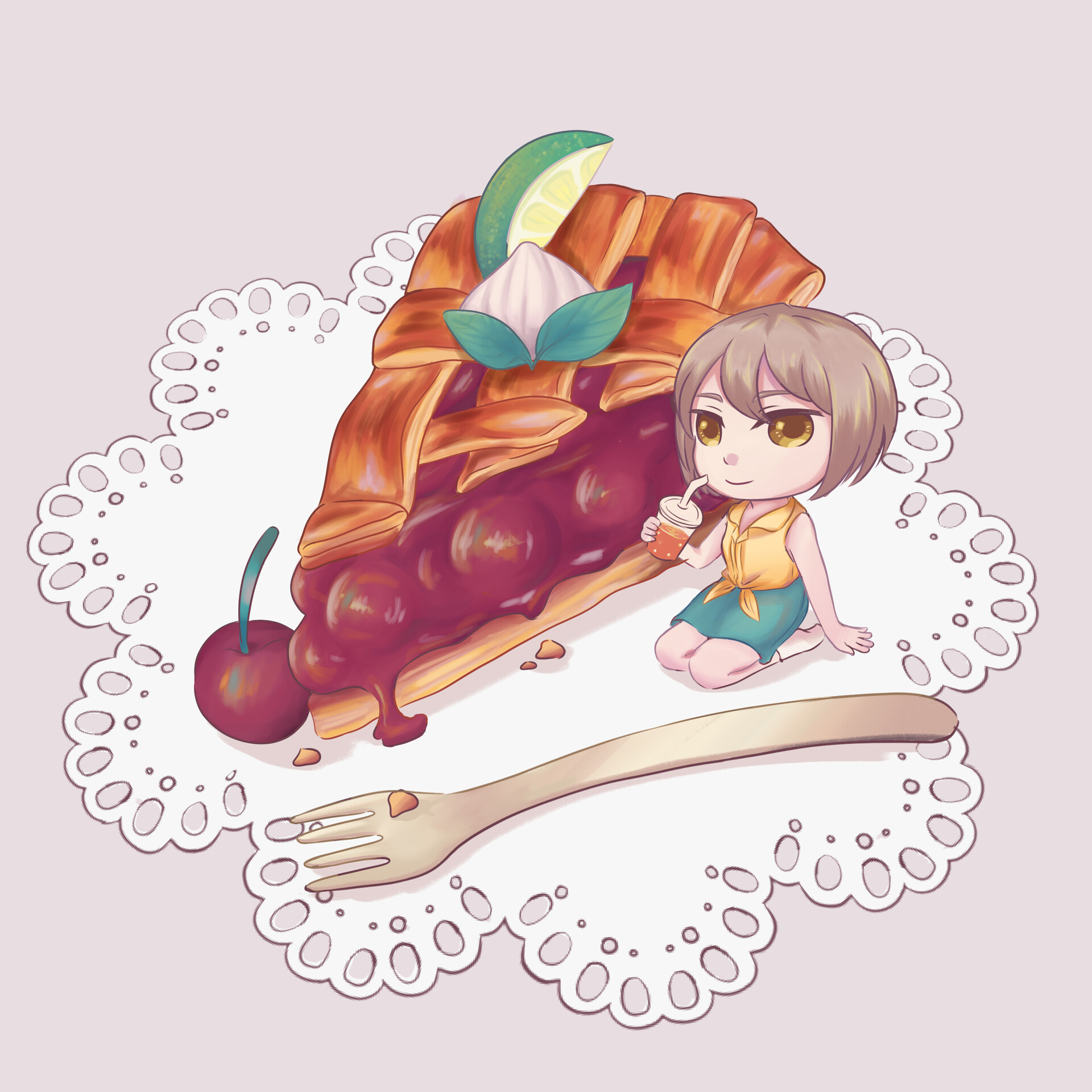 ArtStation - Cherry Pie