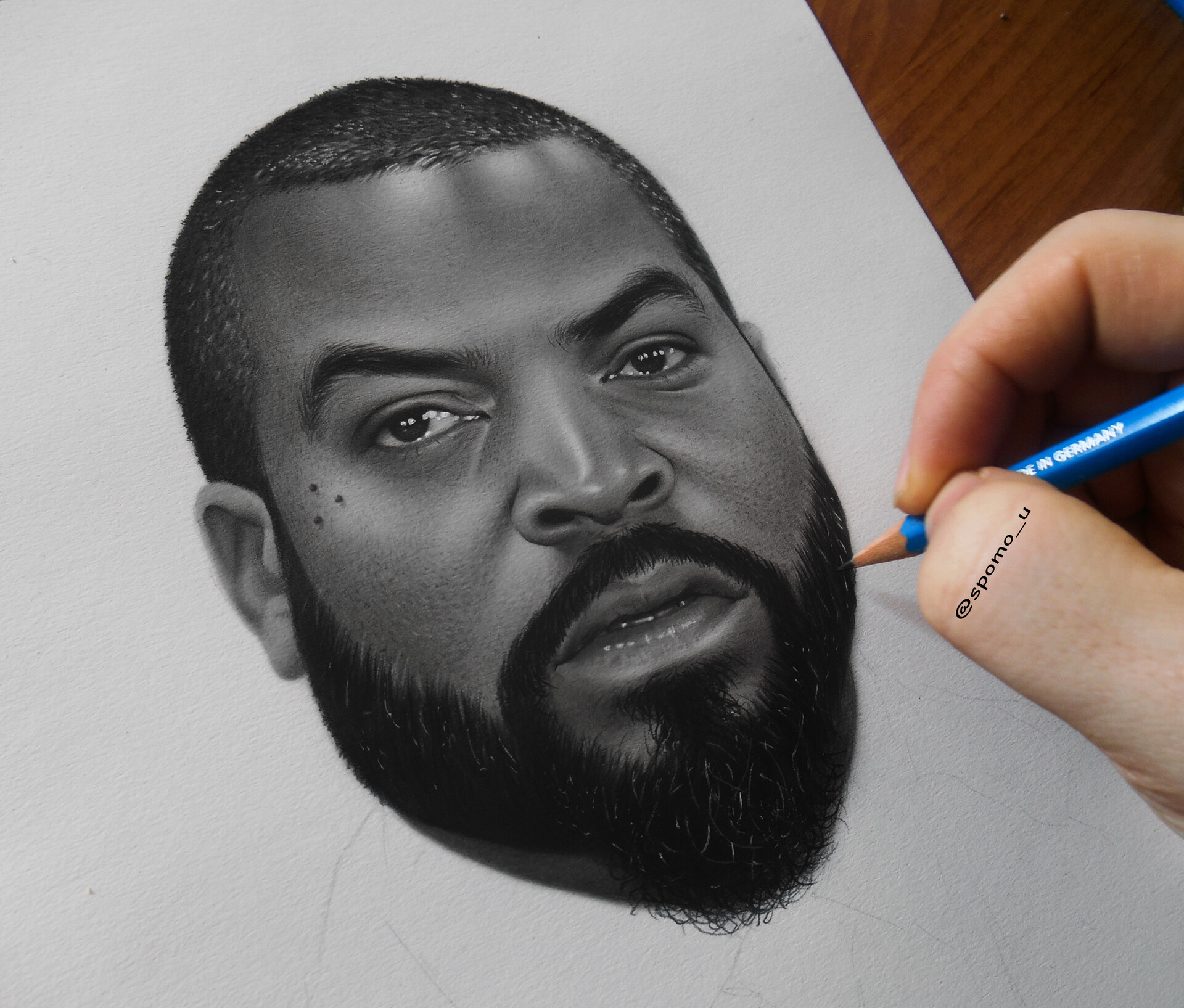 ArtStation - Ice Cube, work in progress