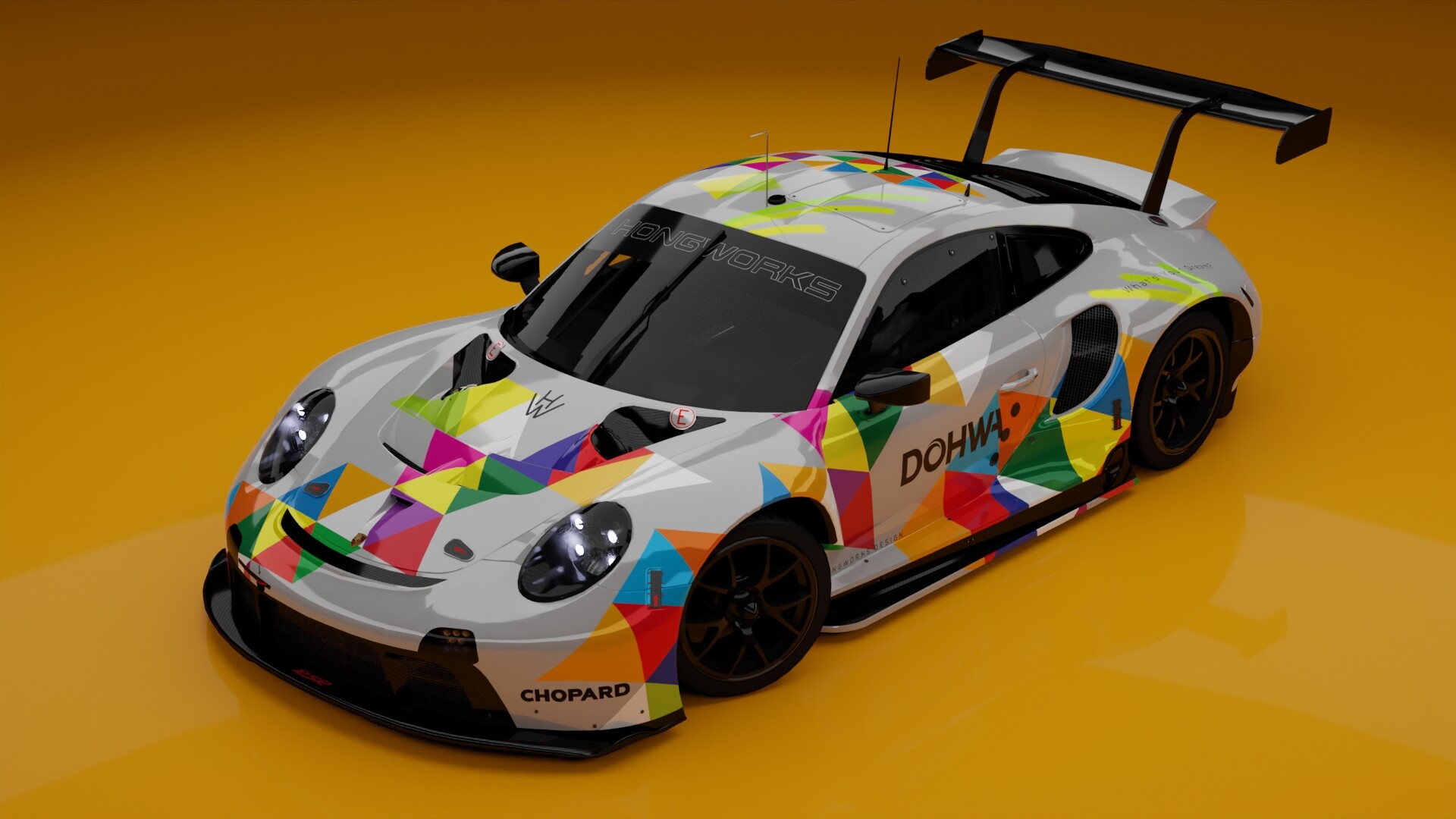 ArtStation - Porsche 911 RSR DOHWA livery