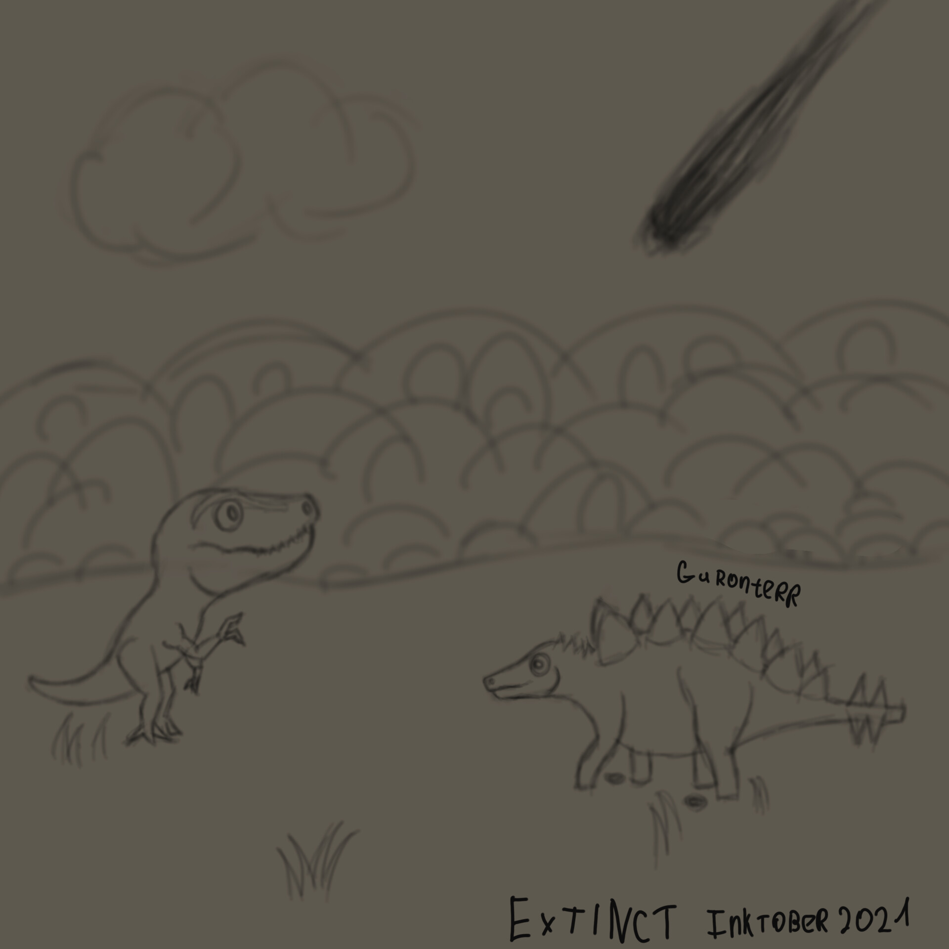 ArtStation - Extinct (Inktober2021)