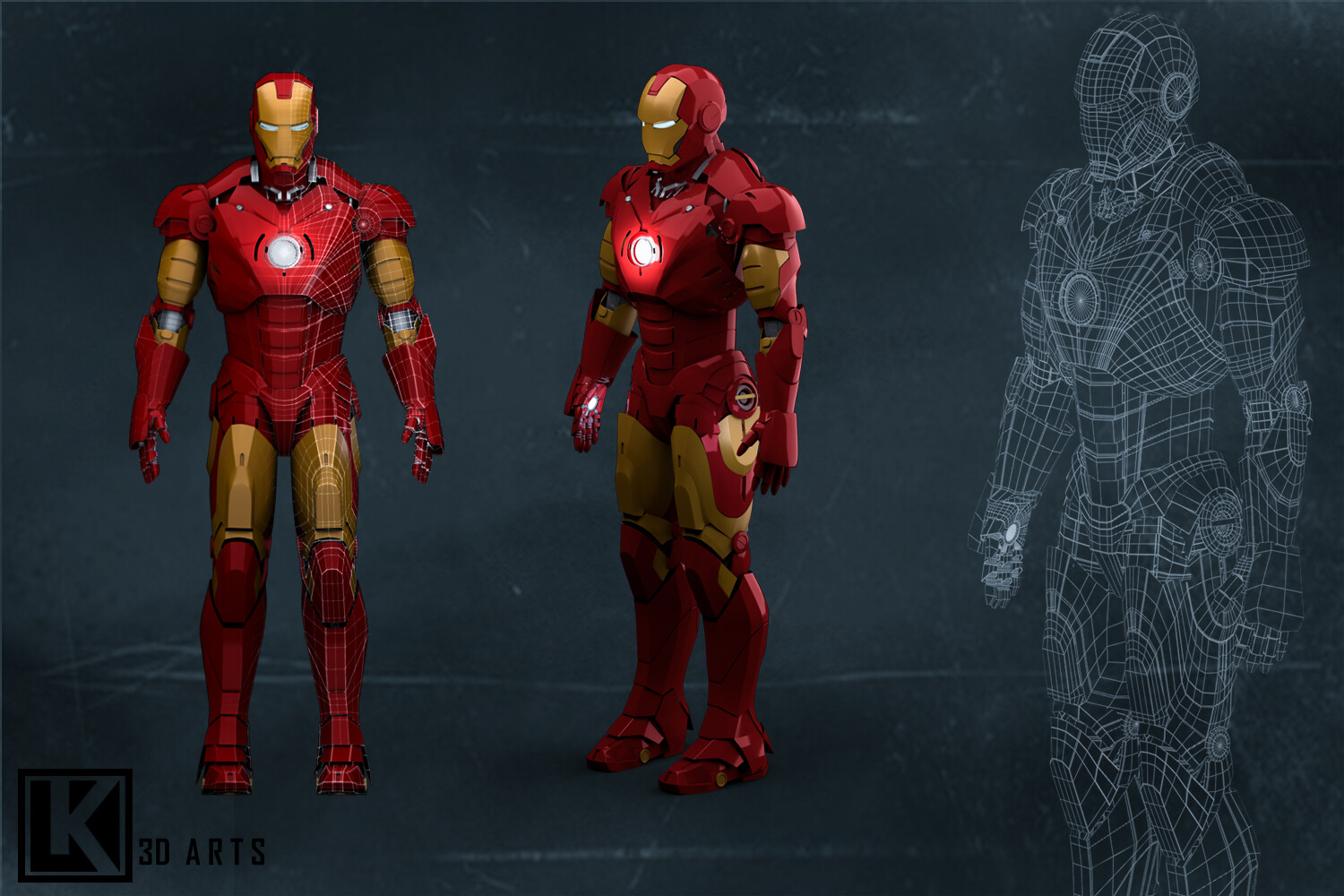 ArtStation - IRON MAN suit 3d model