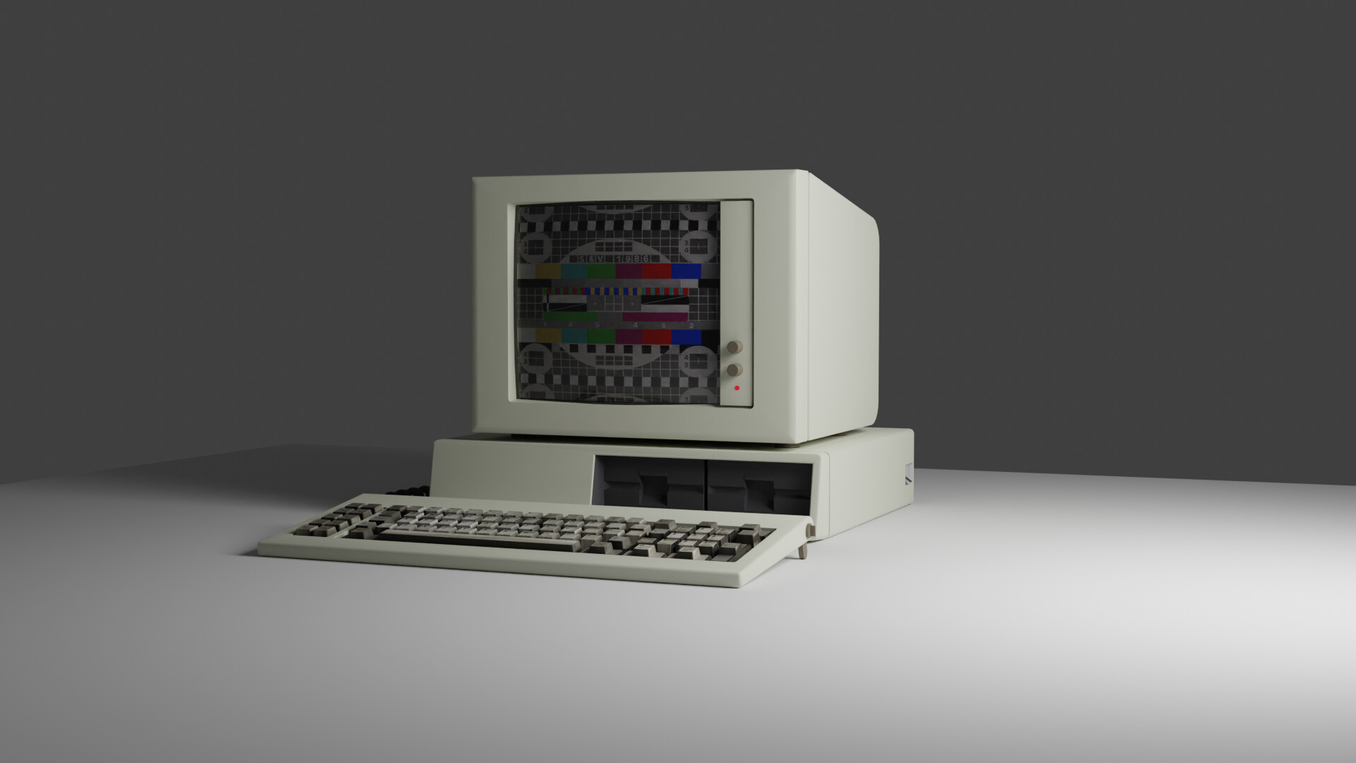 ArtStation - IBM computer