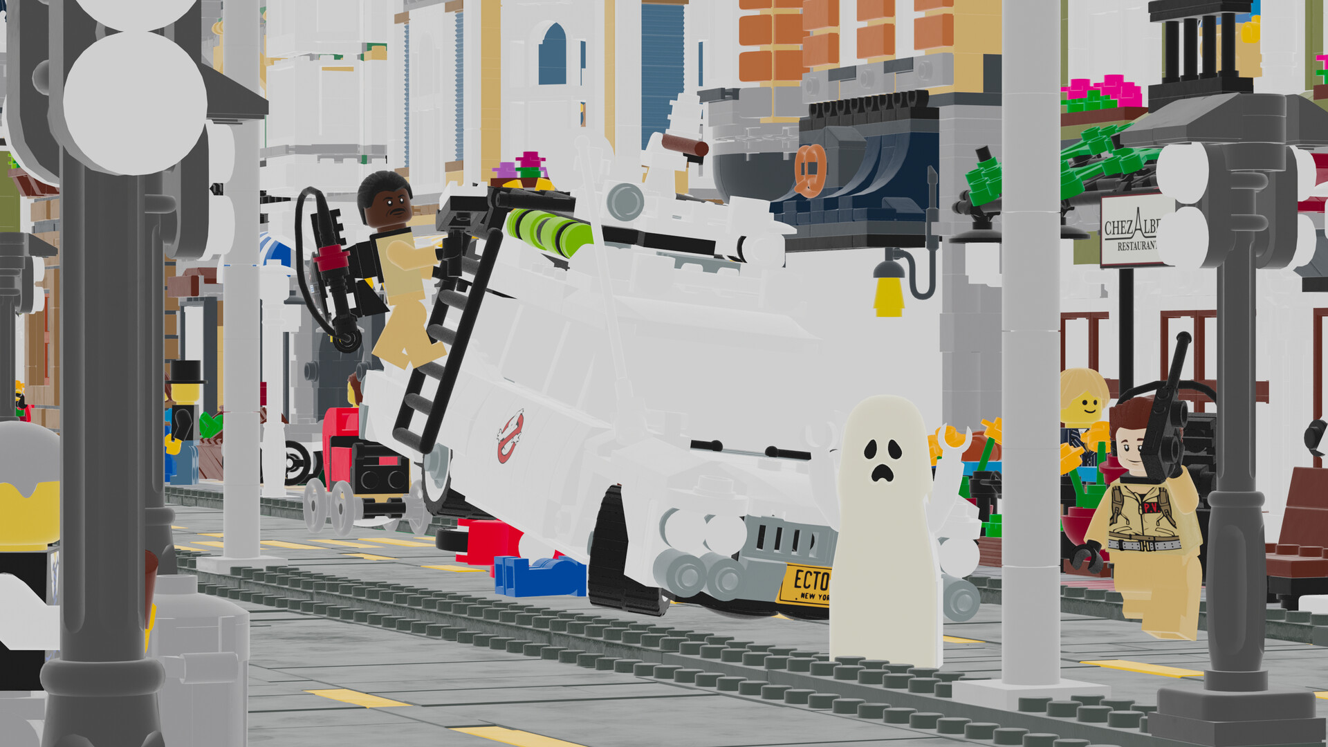 Conrad Moody - GhostBusters Lego scene