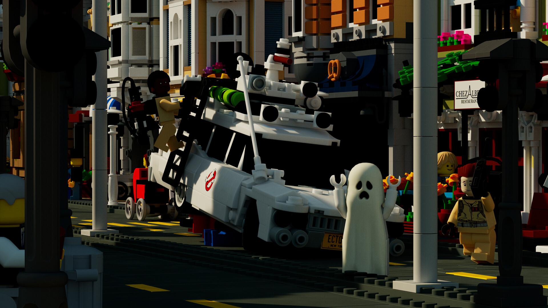 Conrad Moody - GhostBusters Lego scene