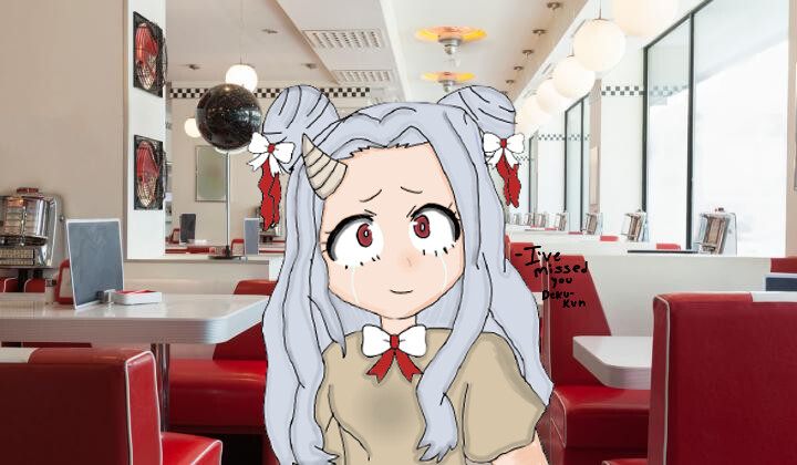 ArtStation - Eri Working at a restaurant