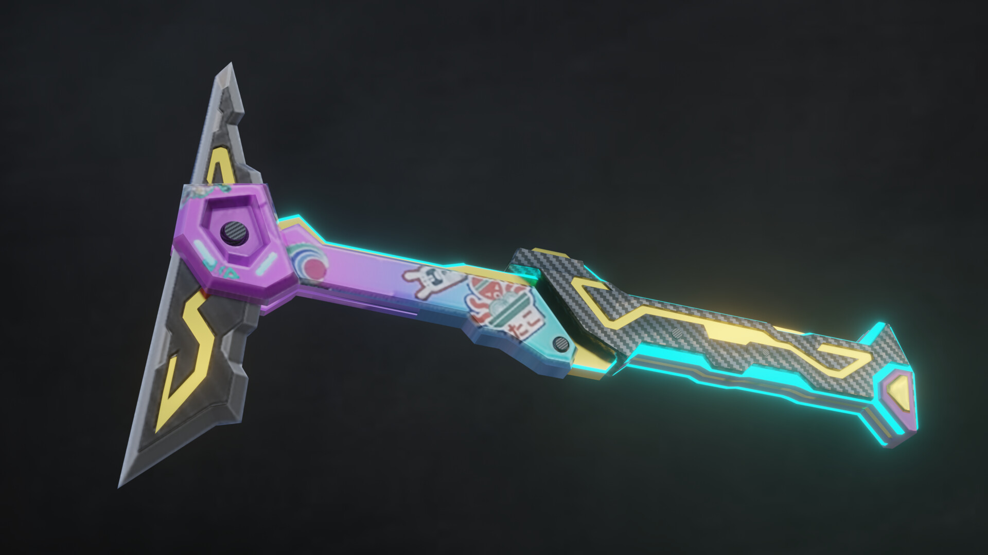 ArtStation - Glitchpop Axe 2.0.