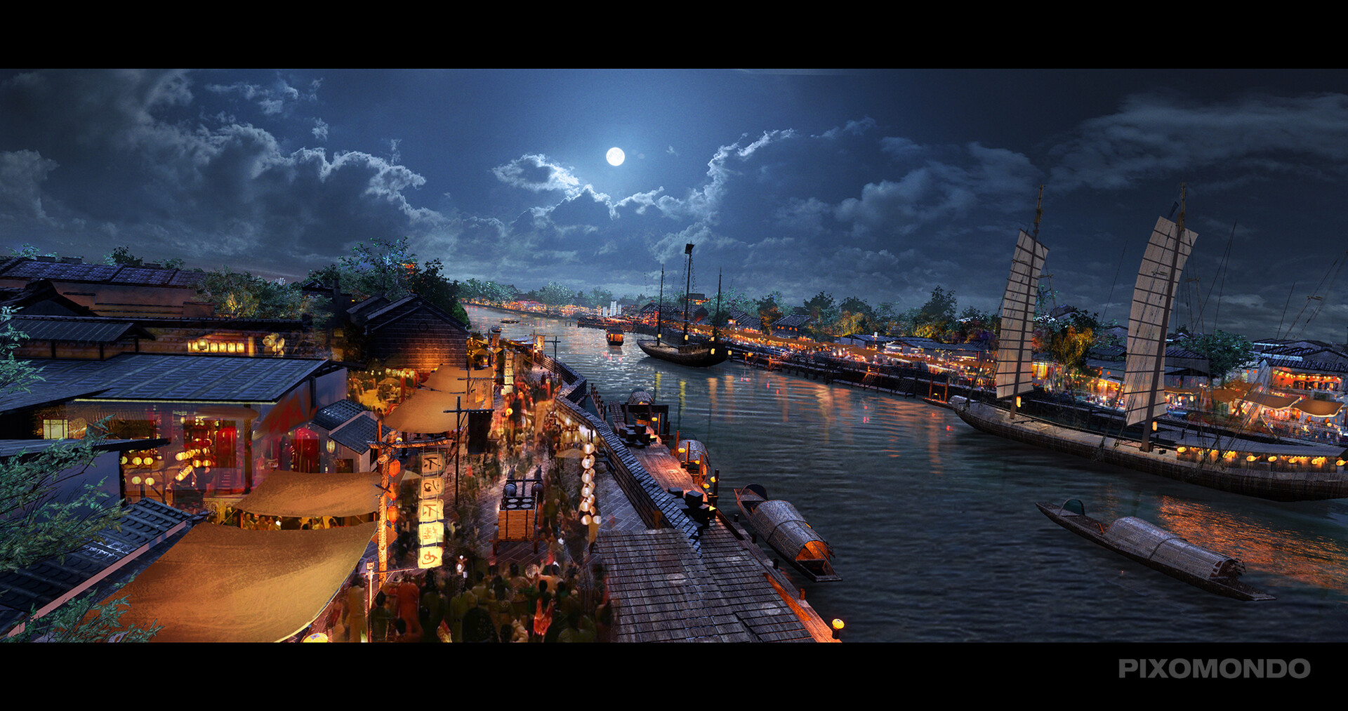 Wayne Leung Hou-wai - Flying Over Silk Road - The Concept Art