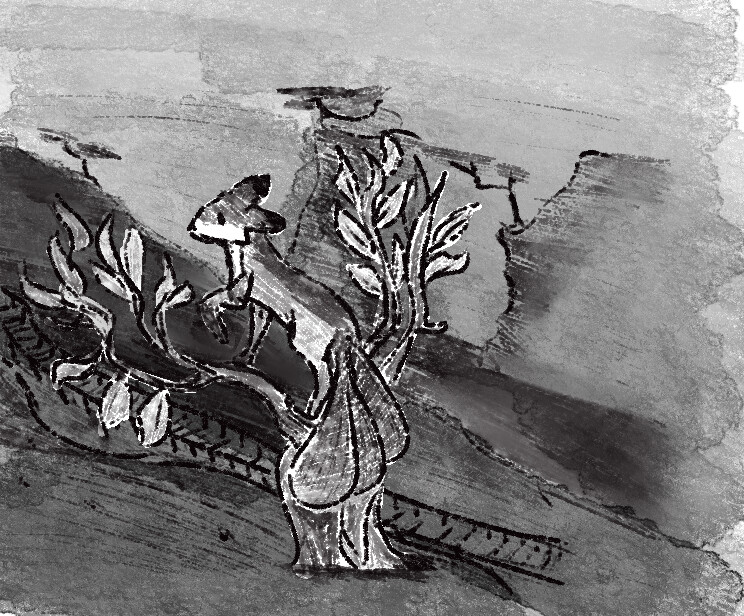 ArtStation - Small inky fox